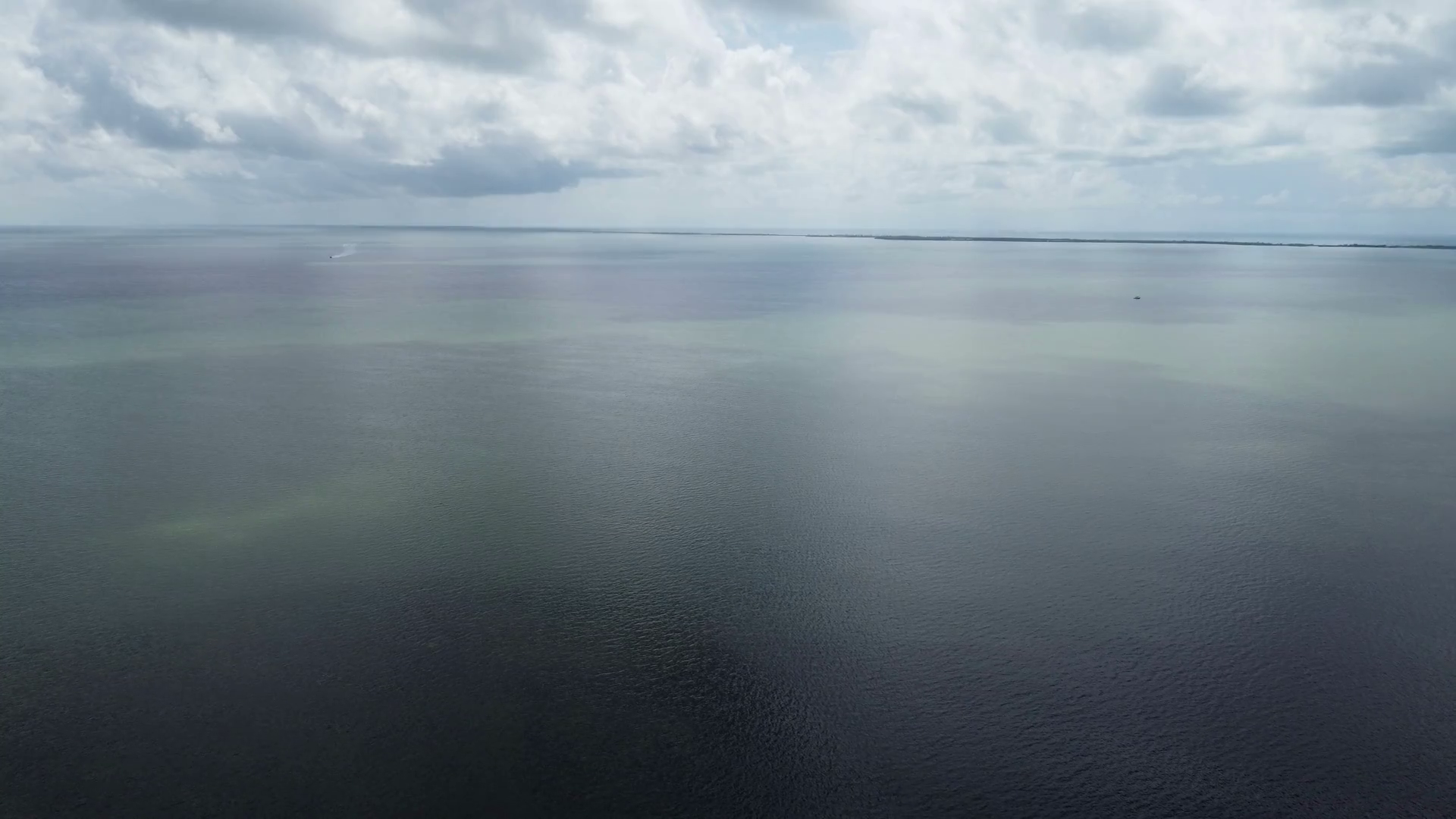 Florida Keys Drone Shot Beautiful Open Water Stock Footage SBV ...