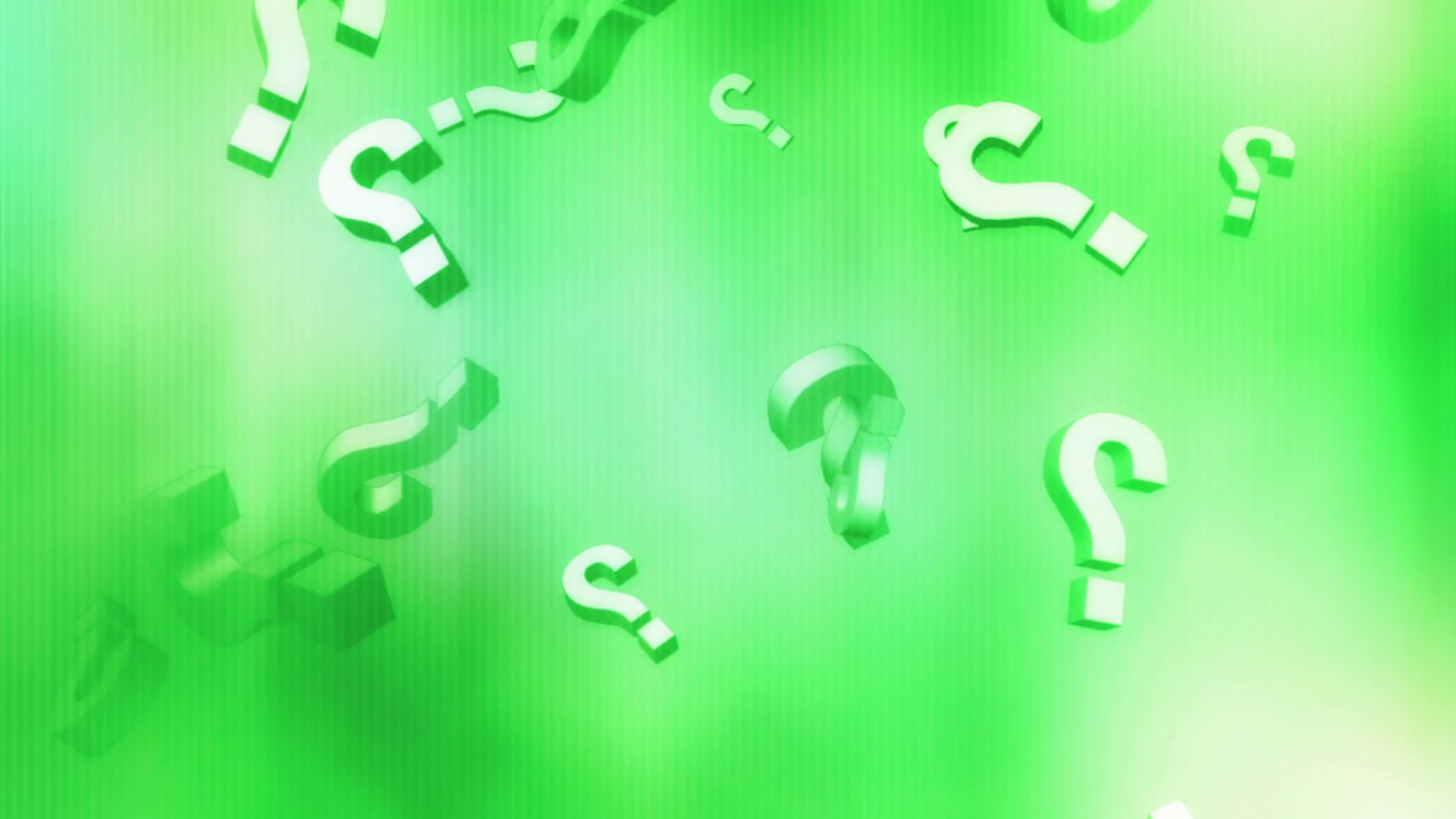 Green Questions Marks Looping Abstract Stock Motion Graphics SBV ...