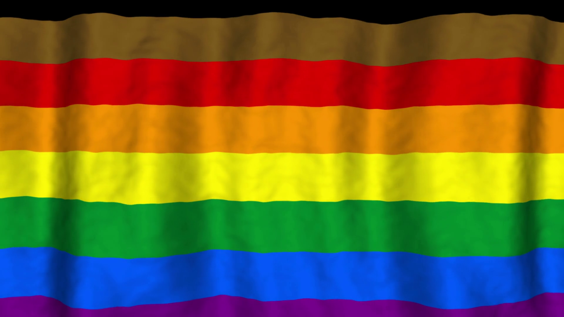 Rainbow Poc Pride Flag Stock Motion Graphics SBV-347699111 - Storyblocks