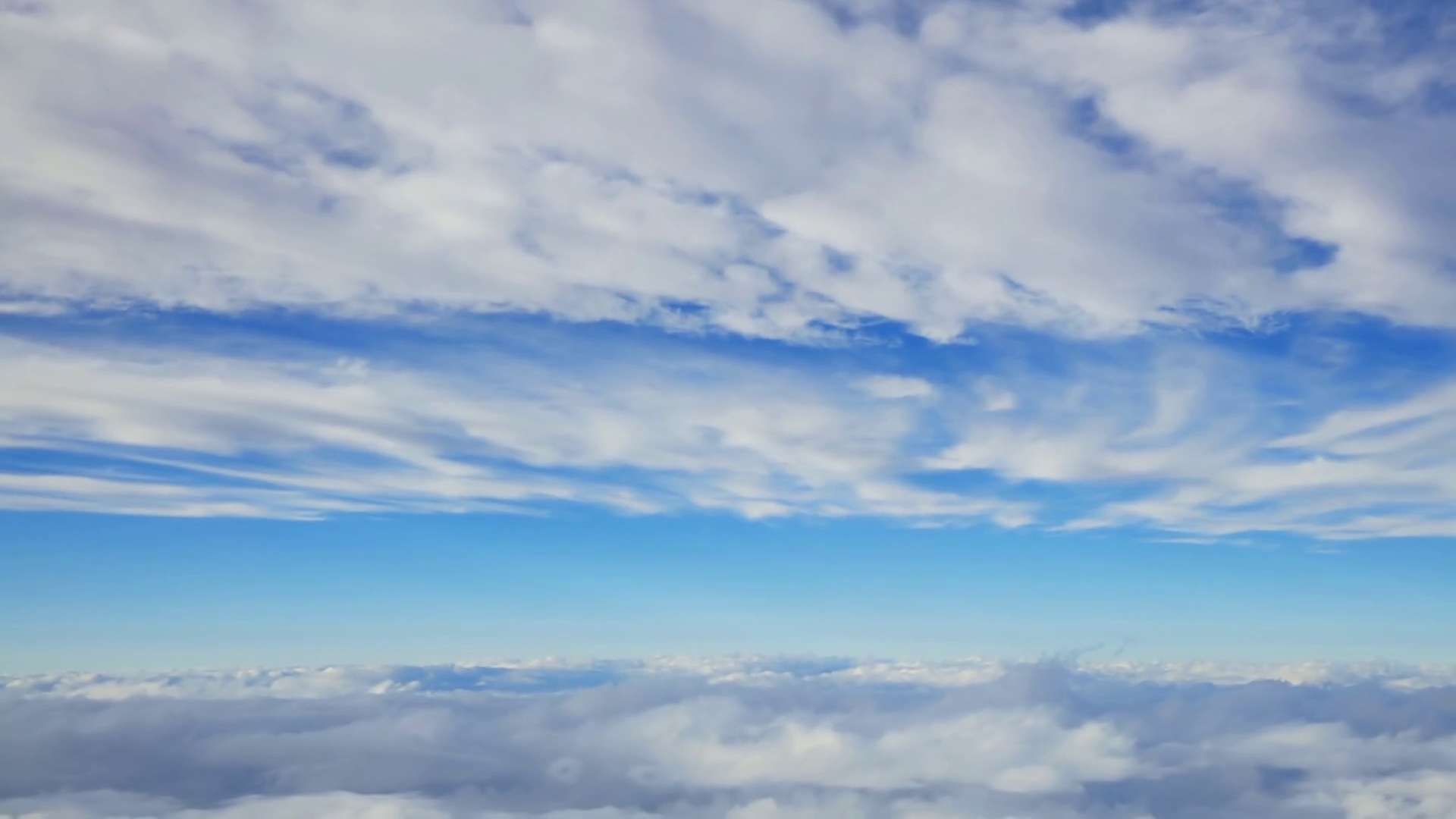 Flying Between Two Layers Of Clouds Aerial Stock Footage SBV-348733863 ...
