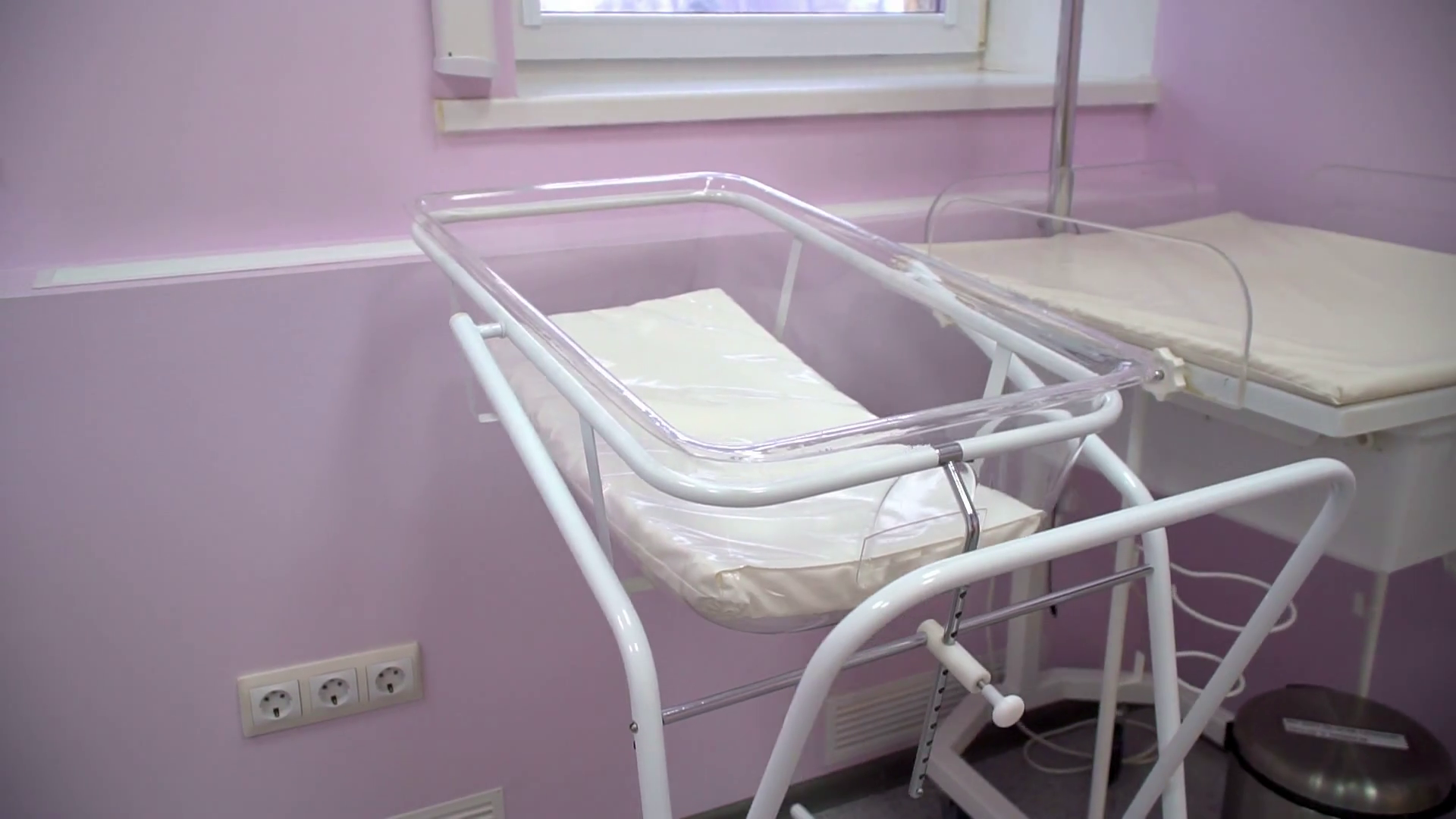 Changing Table Newborns In Birth Chamber Stock Footage SBV-330724738 ...