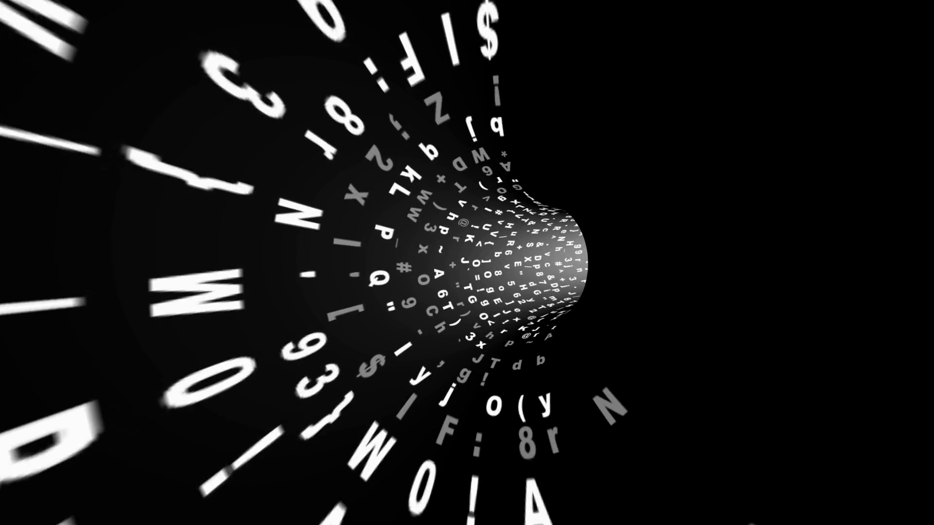 Video Background 1142: Traveling through a tunnel of streaming data ...