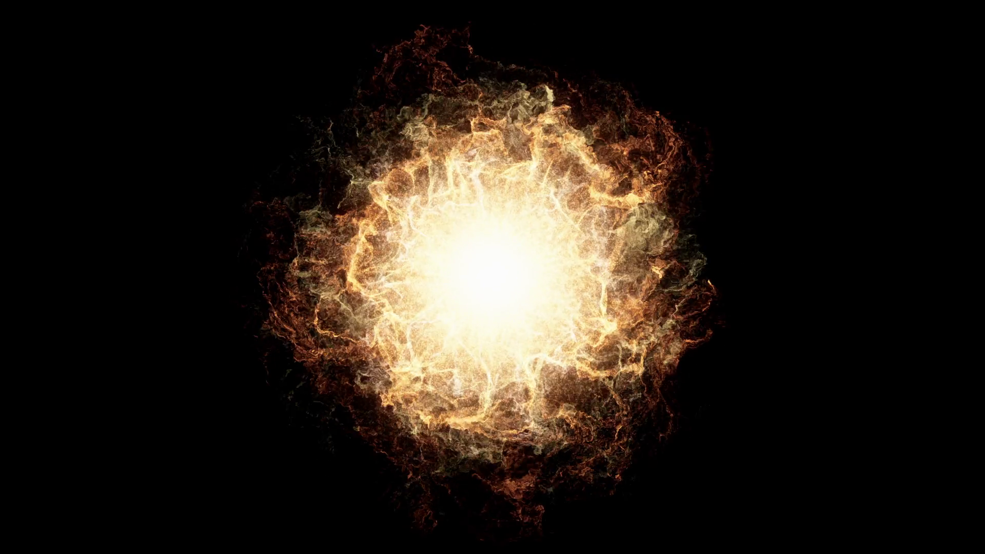 A Glowing Plasma Ball Bursts With Energy Stock Motion Graphics SBV ...