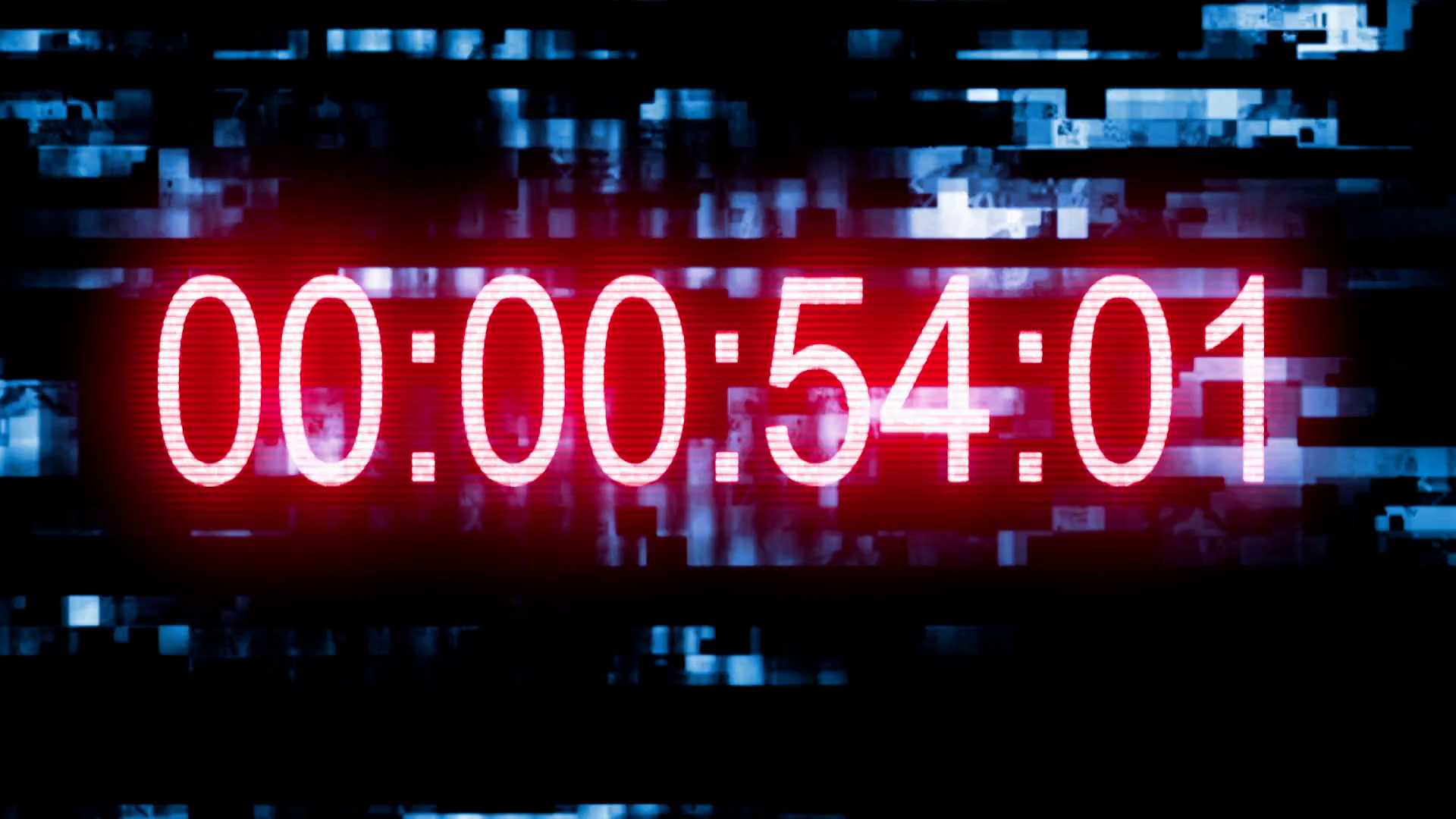 Time 1012: Timecode Countdown Glitch Stock Motion Graphics SBV-338659079 - Storyblocks