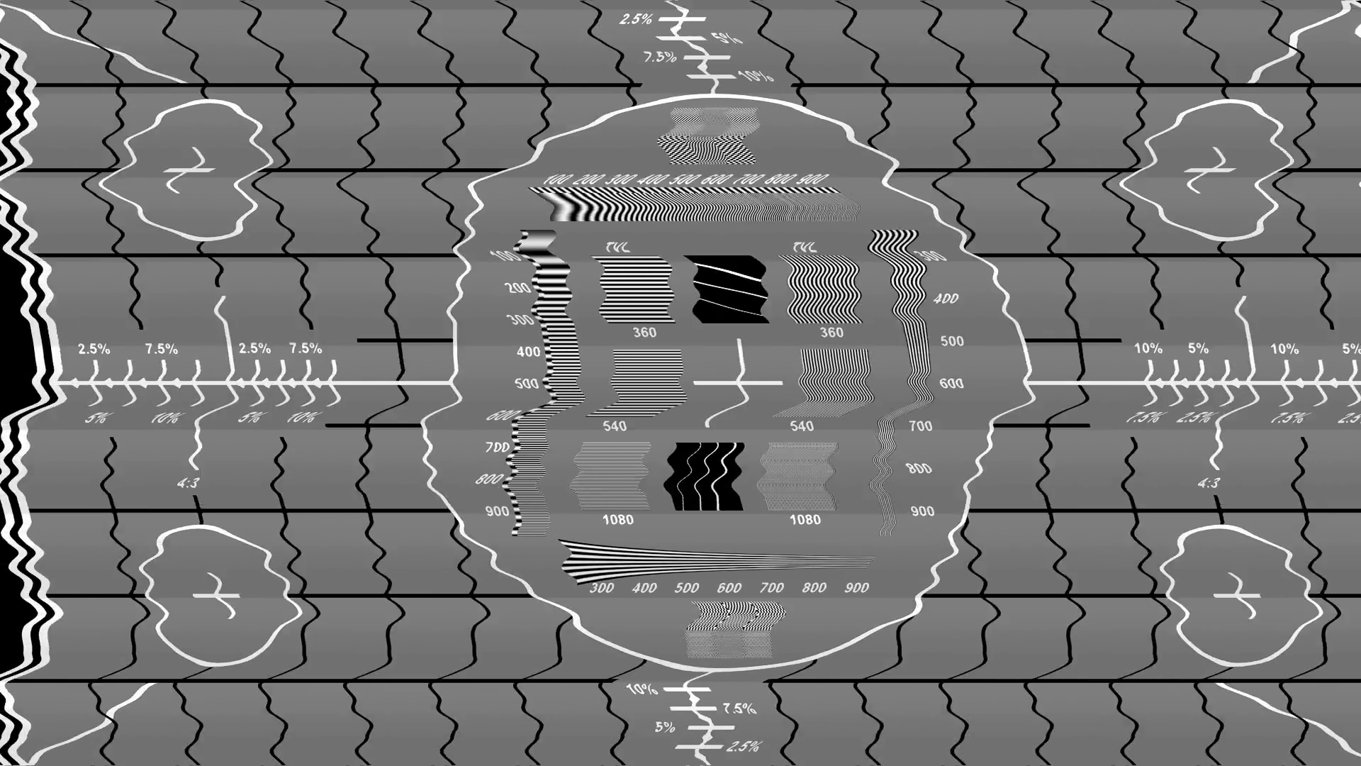 Tv Noise 0959: Tv Test Card Malfunction Stock Motion Graphics SBV ...