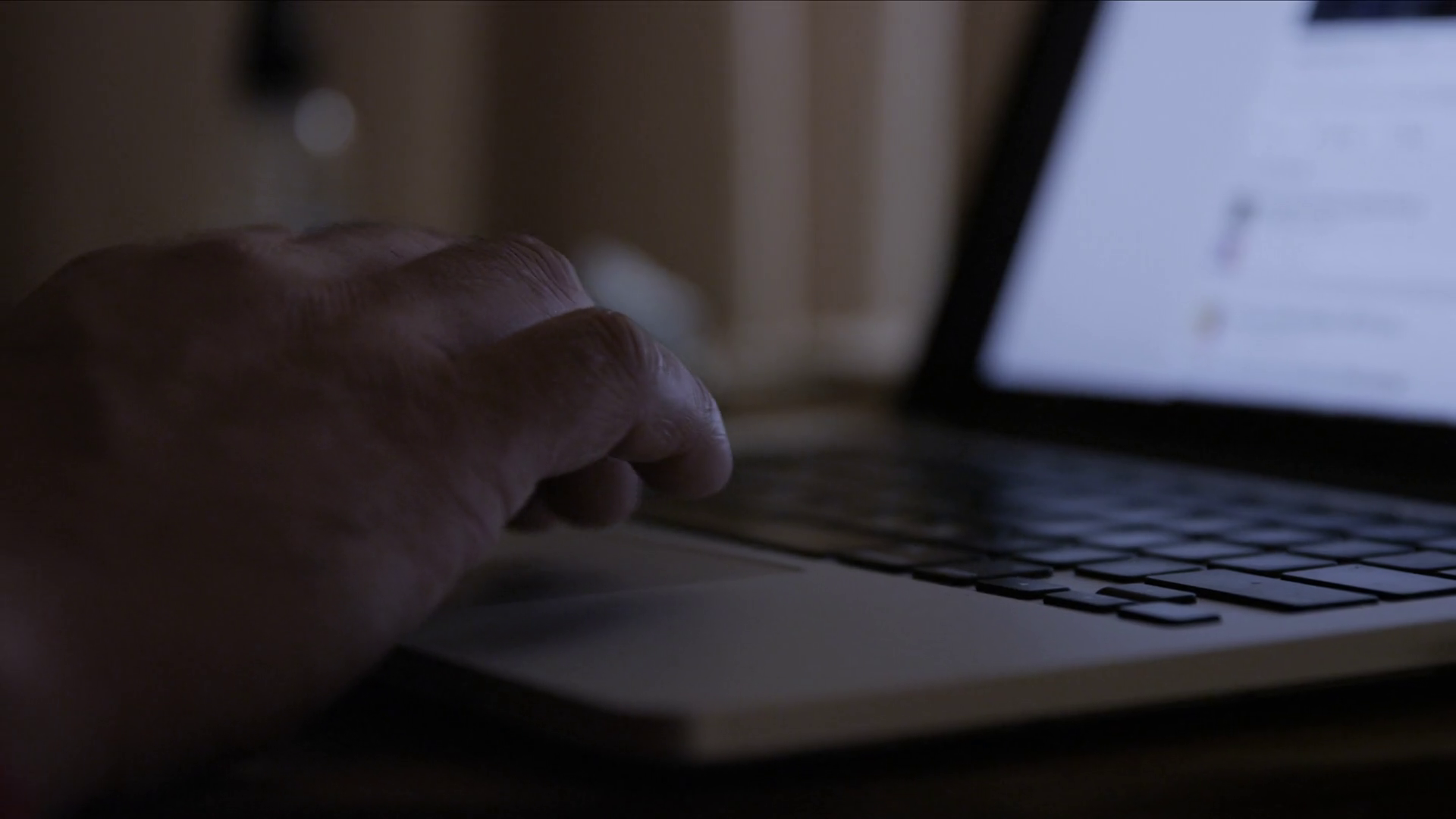 Close Up Of Hands On Scrolling On Laptop Stock Footage SBV-309922197 ...