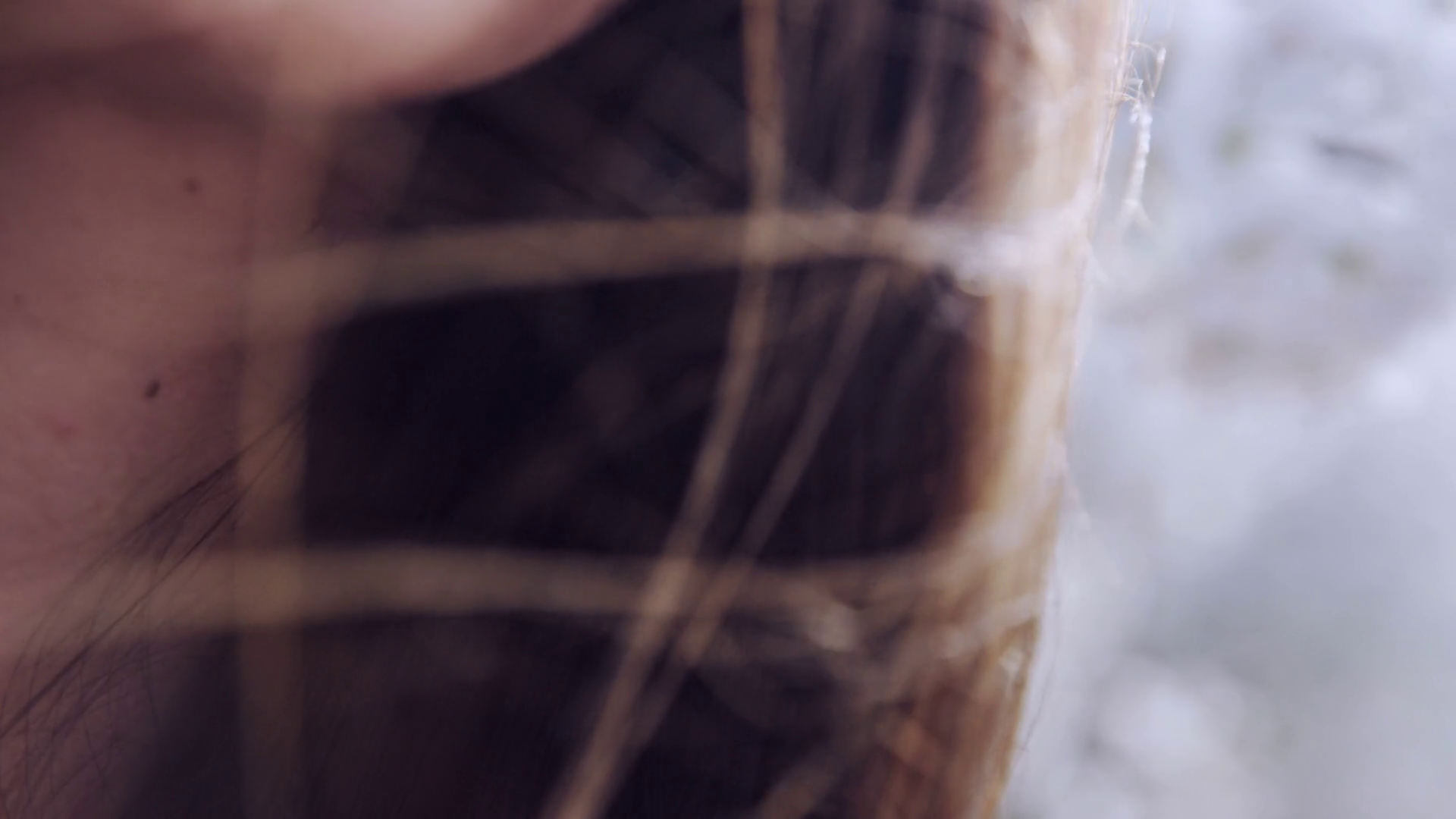 Slow Motion Close Up Of Girls Hair Blowing Stock Footage SBV-301346099 ...