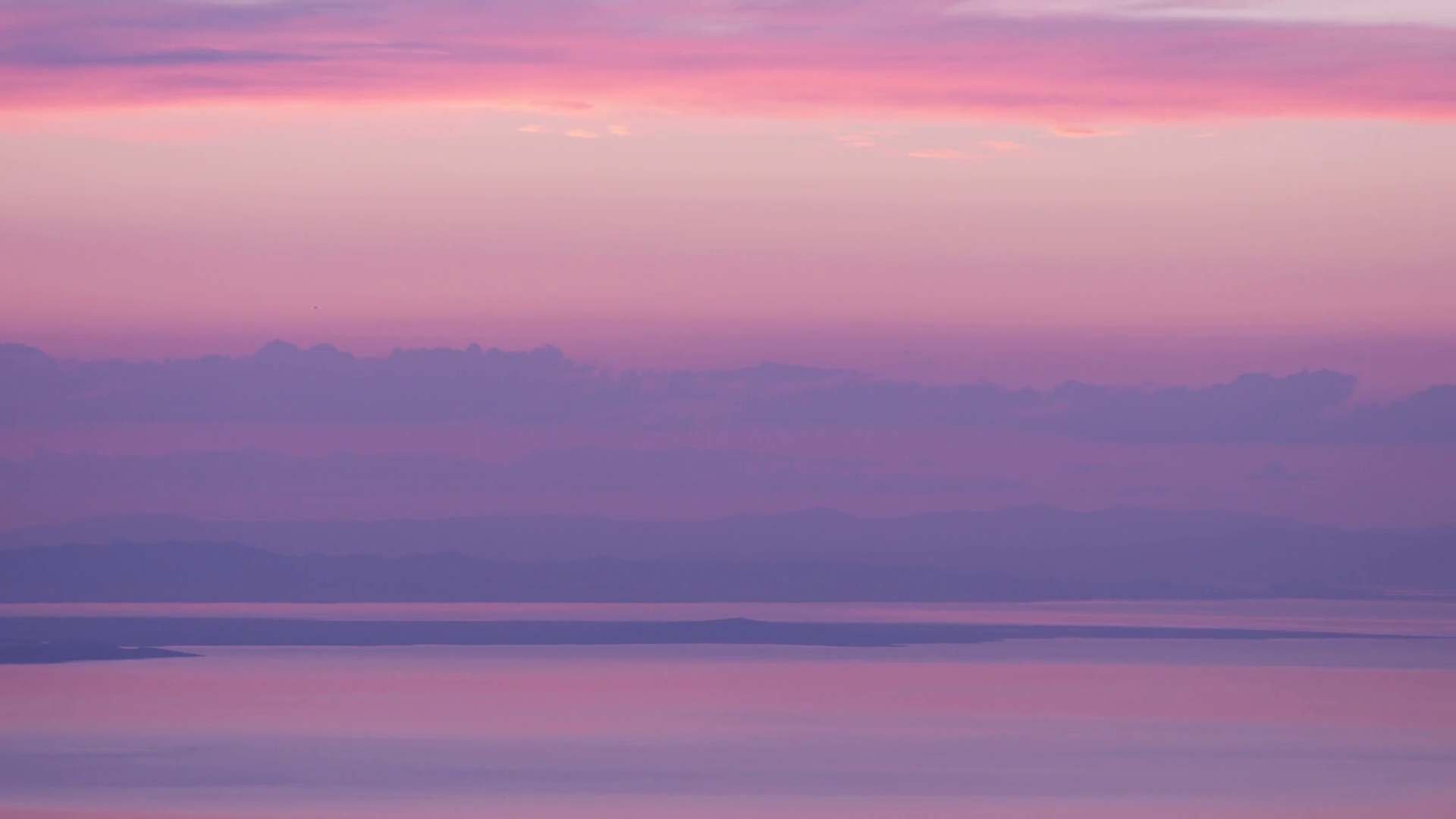 Landscape of Utah Lake with Mountains reflected at sunset, beautiful ...