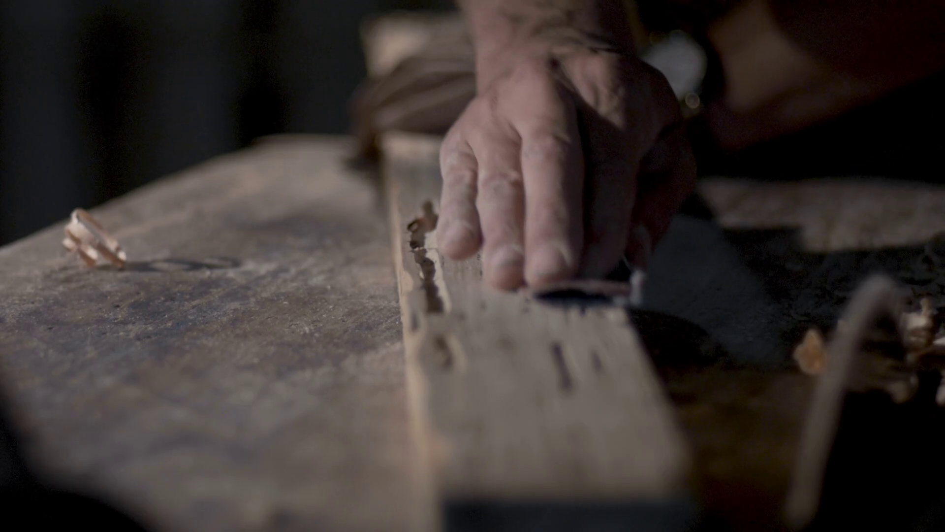 Close Up Of Hand Sanding Piece Of Wood With Stock Footage SBV-332471232 ...