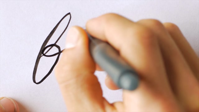 Cursive Writing | People stock footage - Storyblocks