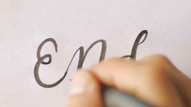 Animated Cursive Writing Stock Footage: Royalty-Free Video Clips - Page ...