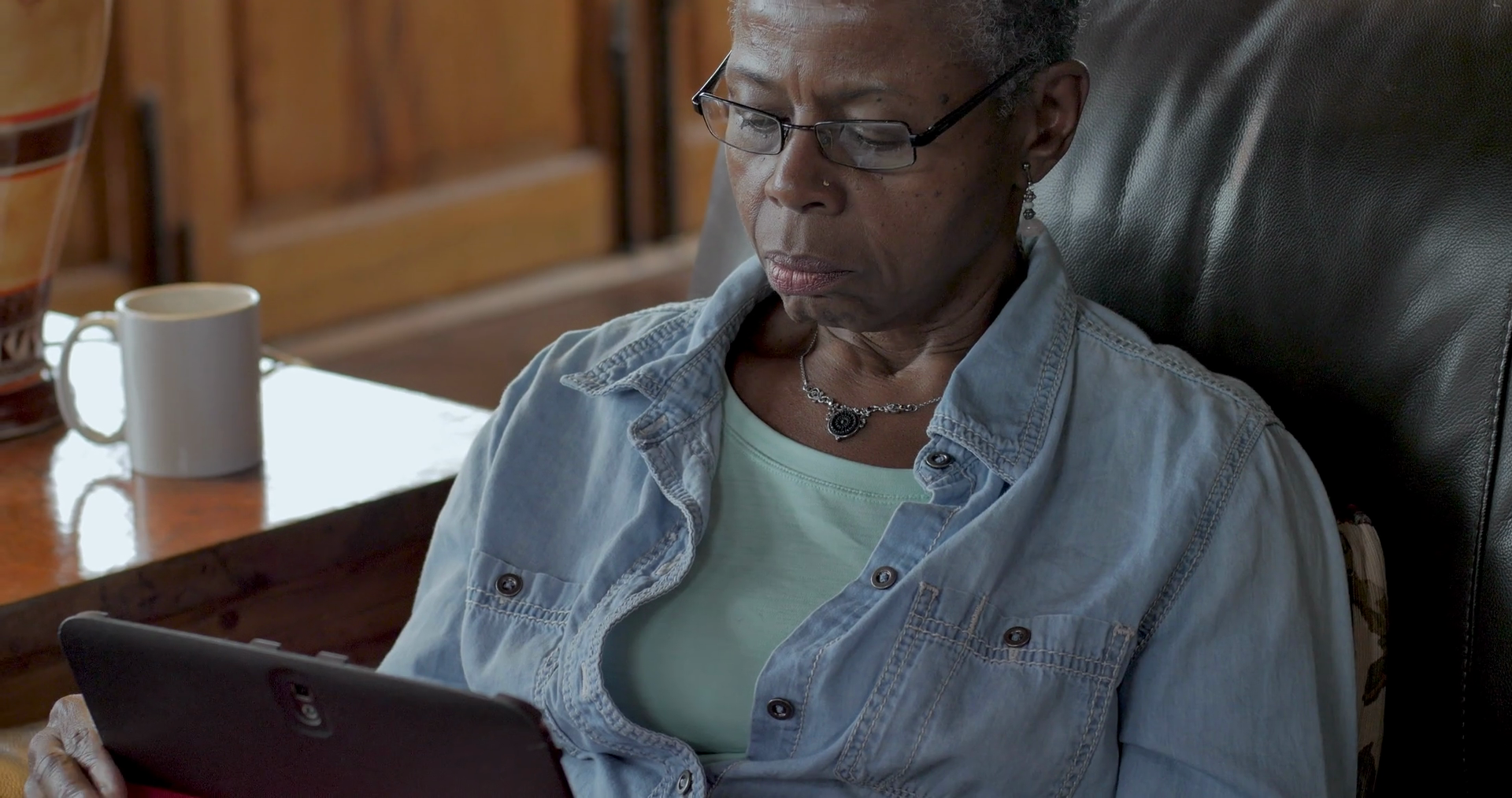 Healthy Black Baby Boomer Senior Woman In Stock Footage SBV-324733796 ...