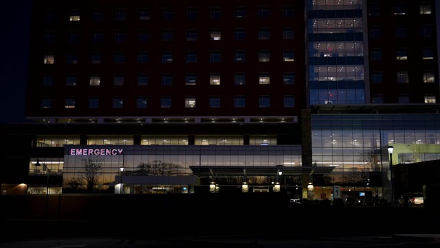 Hospital Exterior Night Stock Footage: Royalty-Free Video Clips ...