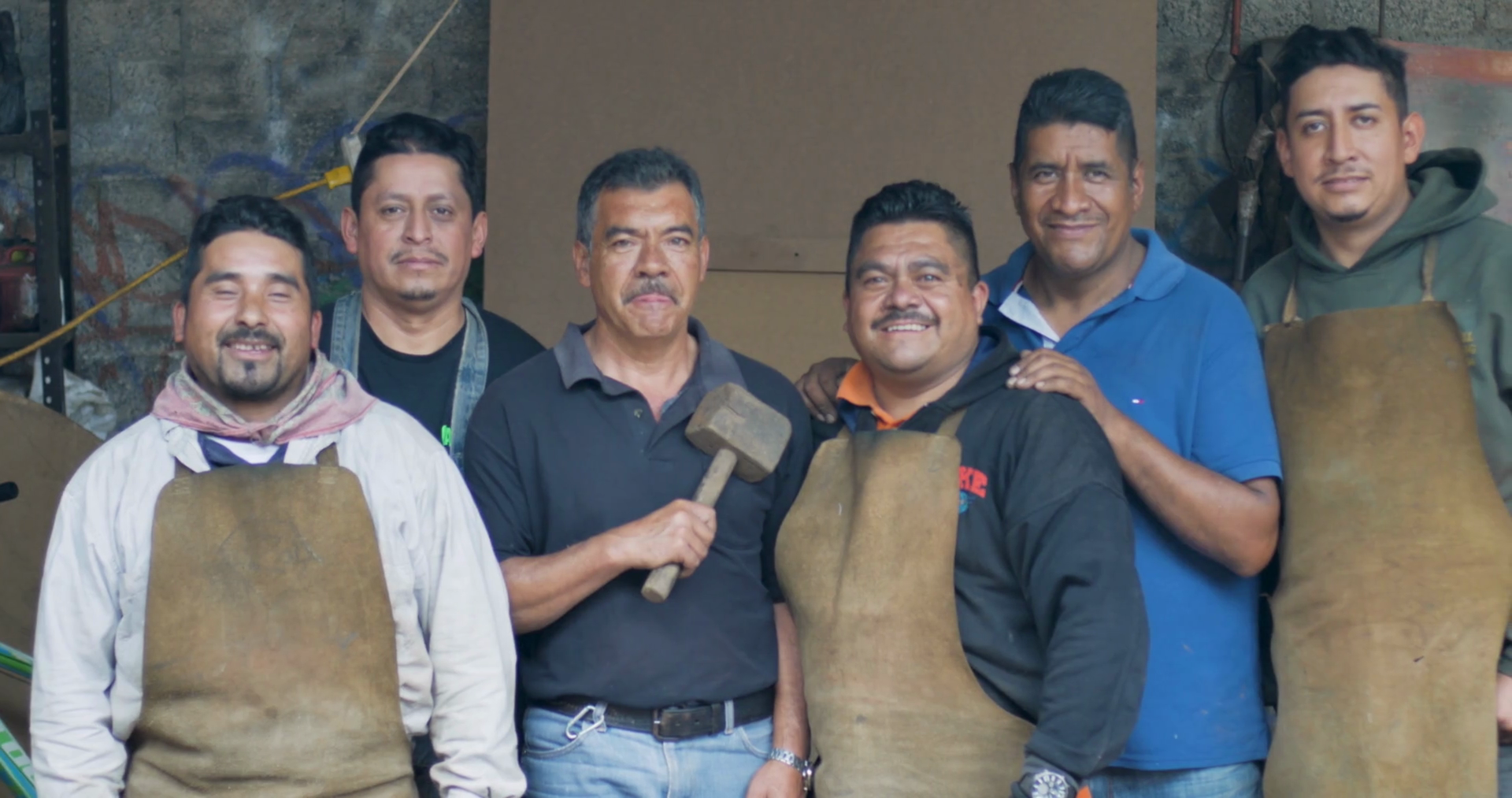 Portraits Of Six Friendly Smiling Mexican Stock Footage SBV-333681329 ...
