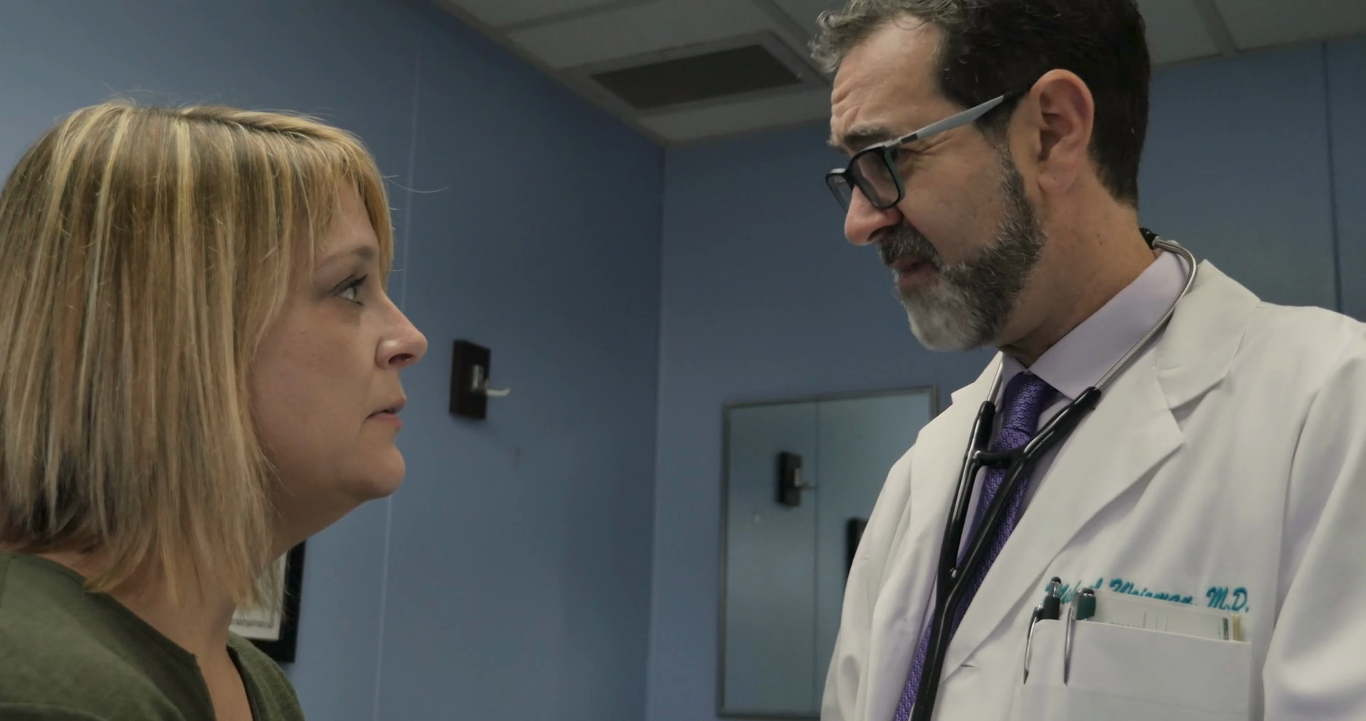 Sad Moment Female Patient Gets Bad News Stock Footage SBV-332583732 ...