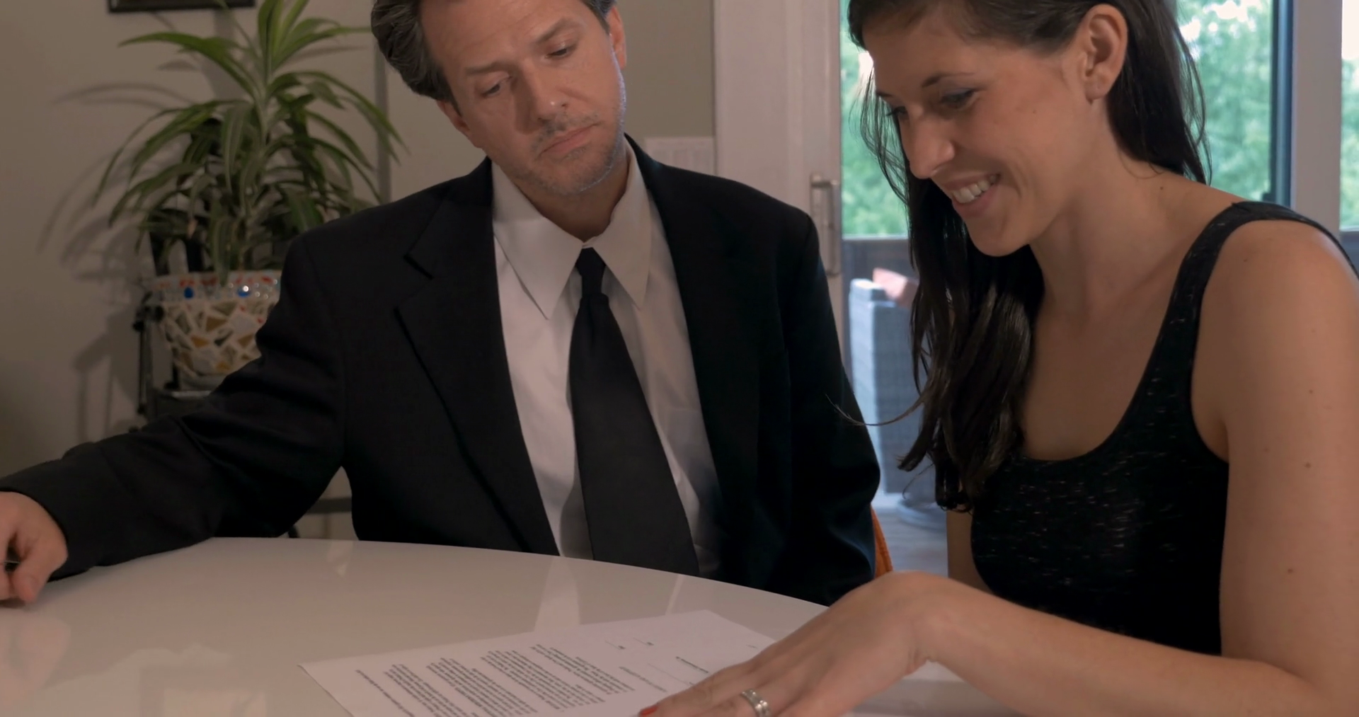 Shady deceitful deceptive businessman, insurance agent, or salesman ...