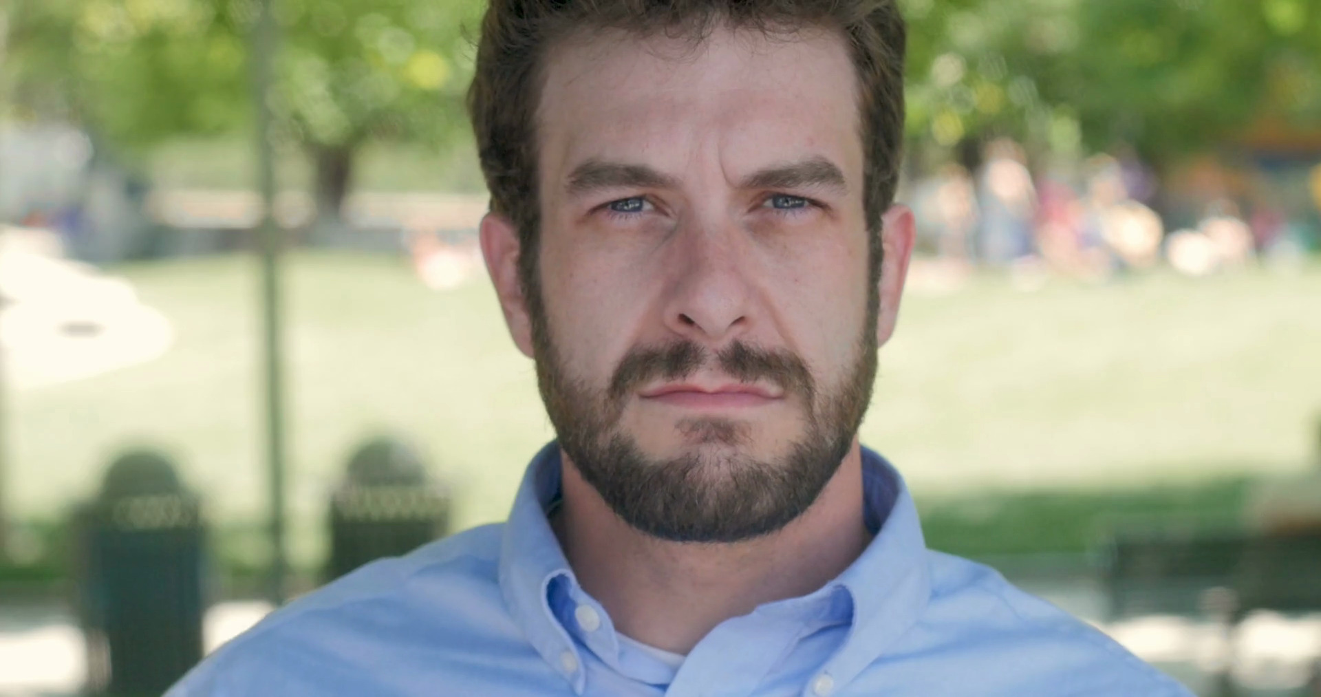 Unhappy Man In 30s Frowning Shaking Head Stock Footage SBV-319404082 ...