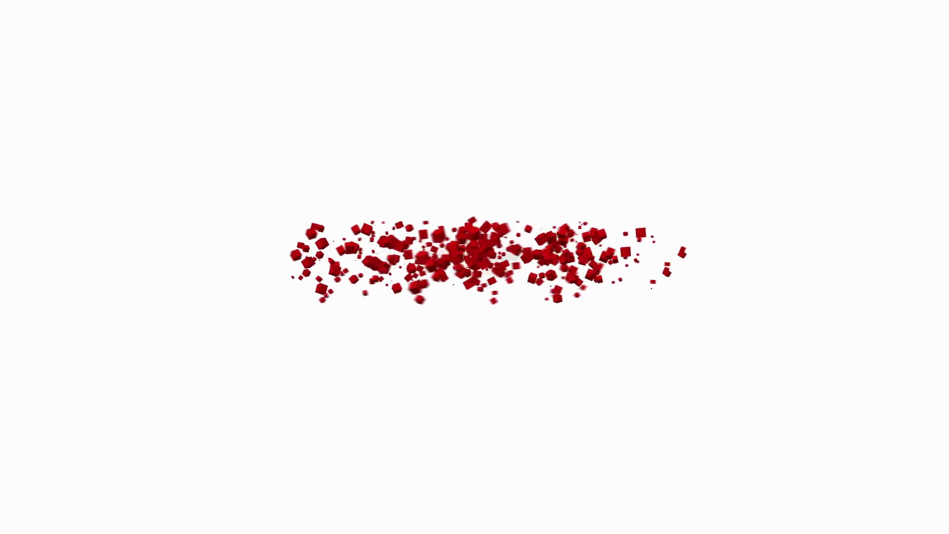 Simple red particles logo reveal 00:07 SBV-303122512 - Storyblocks
