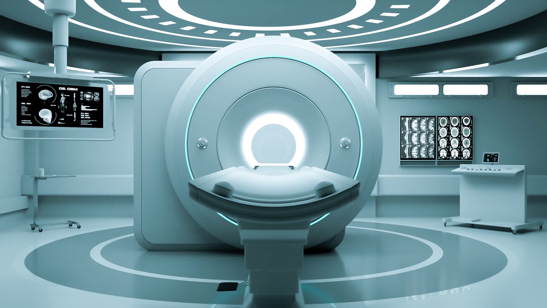 Zooming Into Magnetic Resonance Imaging Stock Motion Graphics SBV ...