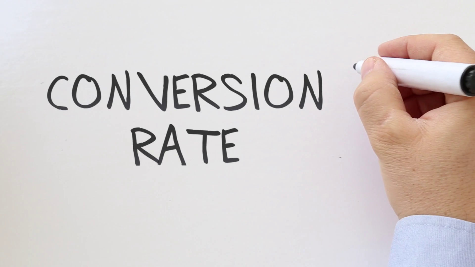 Conversion Rate Written On Whiteboard Stock Footage SBV-305975875 ...