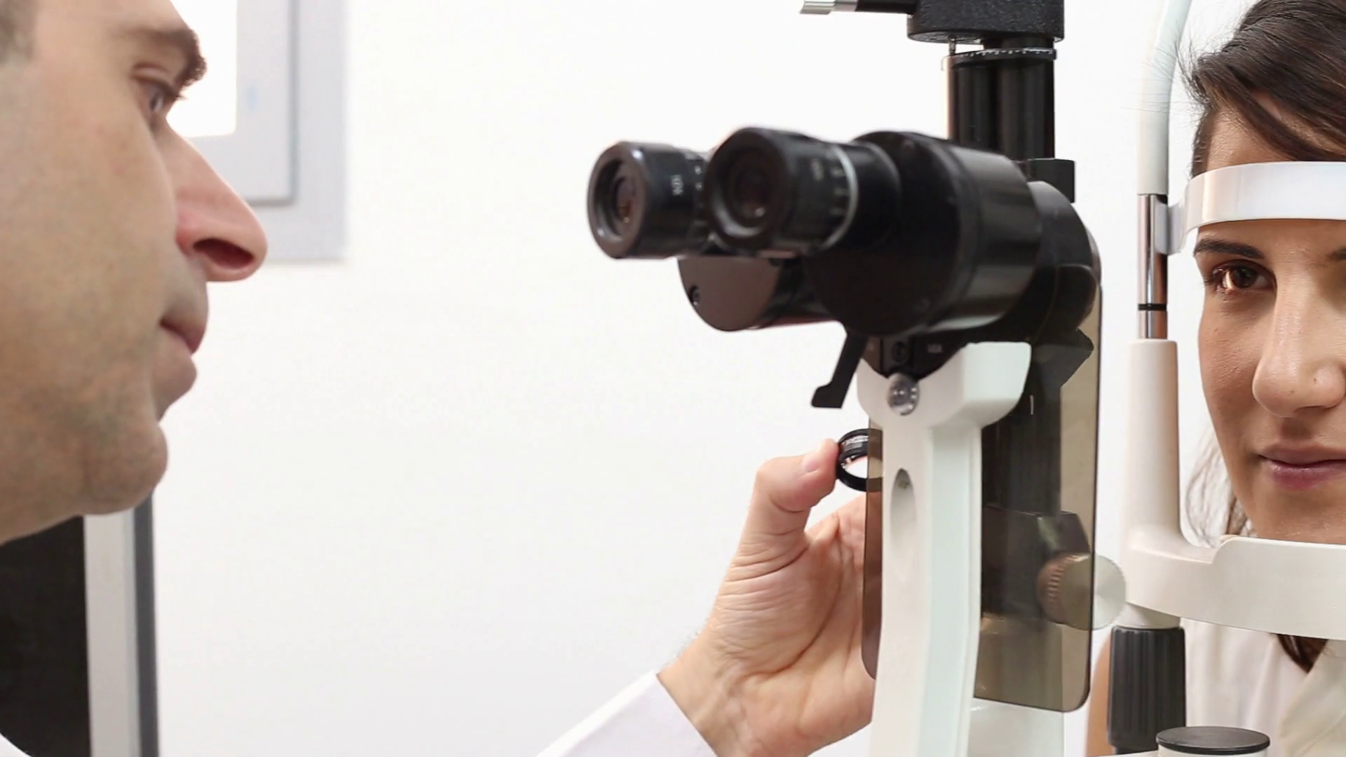slit lamp machine and lens test Stock Video Footage 00:45 SBV-307509693 ...