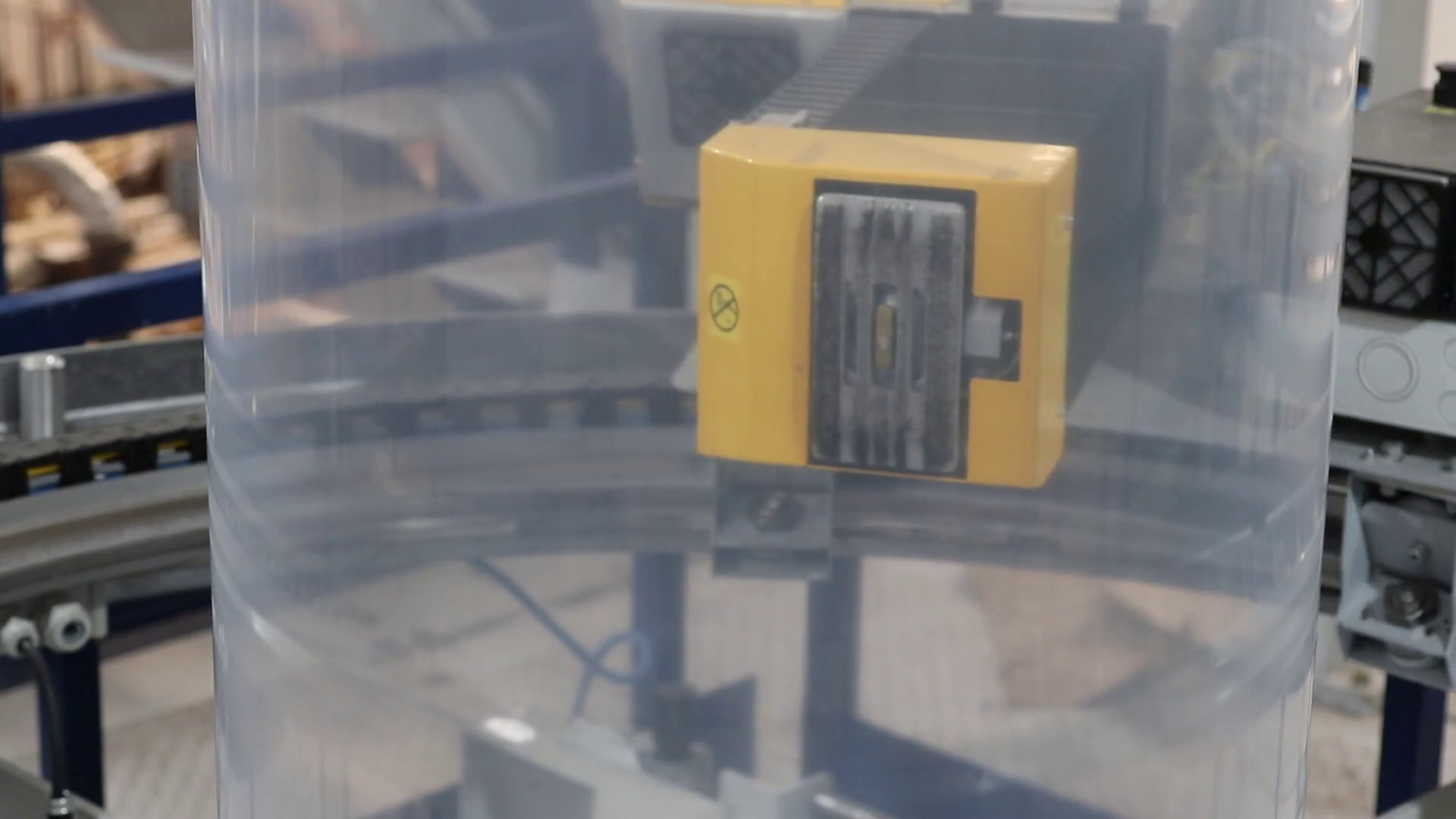 Robotic Unit For Quality Control Technology Machine Stock Video Footage ...