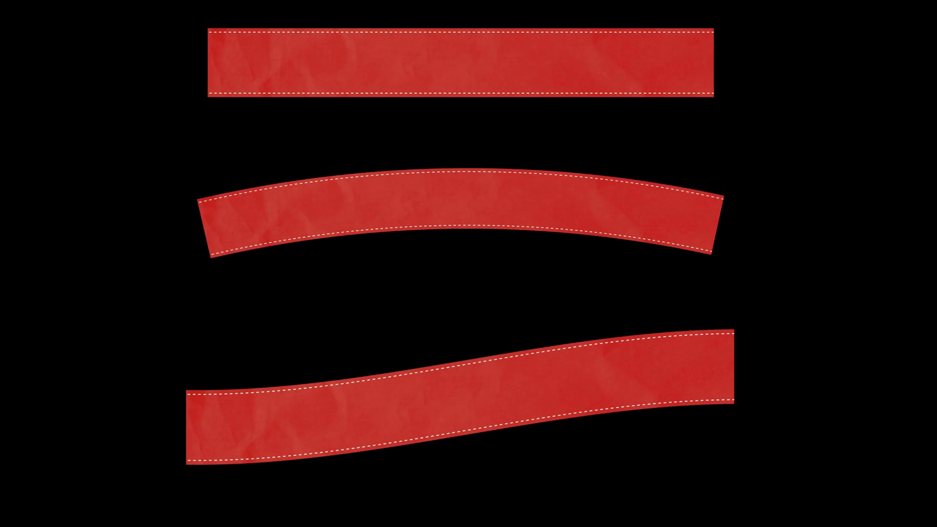 Animated Ribbon Banners Text Red Stock Motion Graphics SBV-304825506 ...