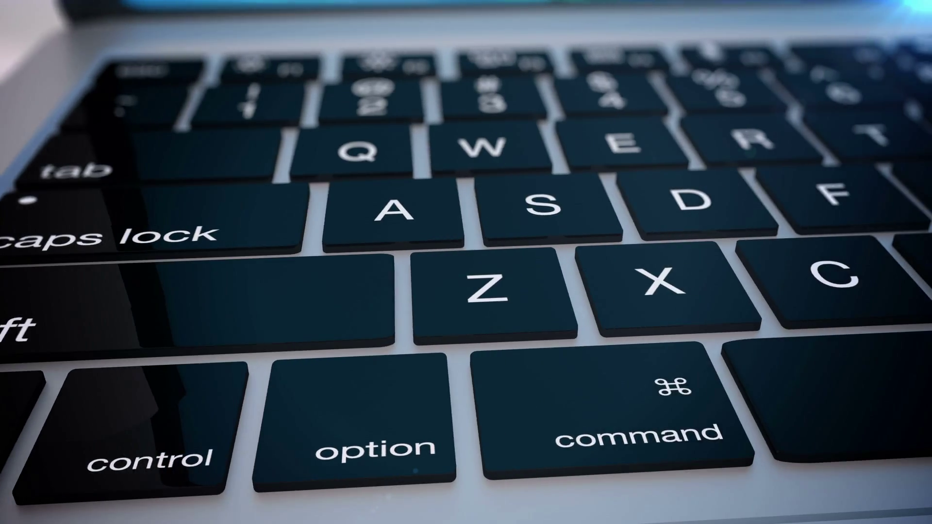 Closeup Of Laptop's Keyboard Pan Stock Motion Graphics SBV-302659436 ...