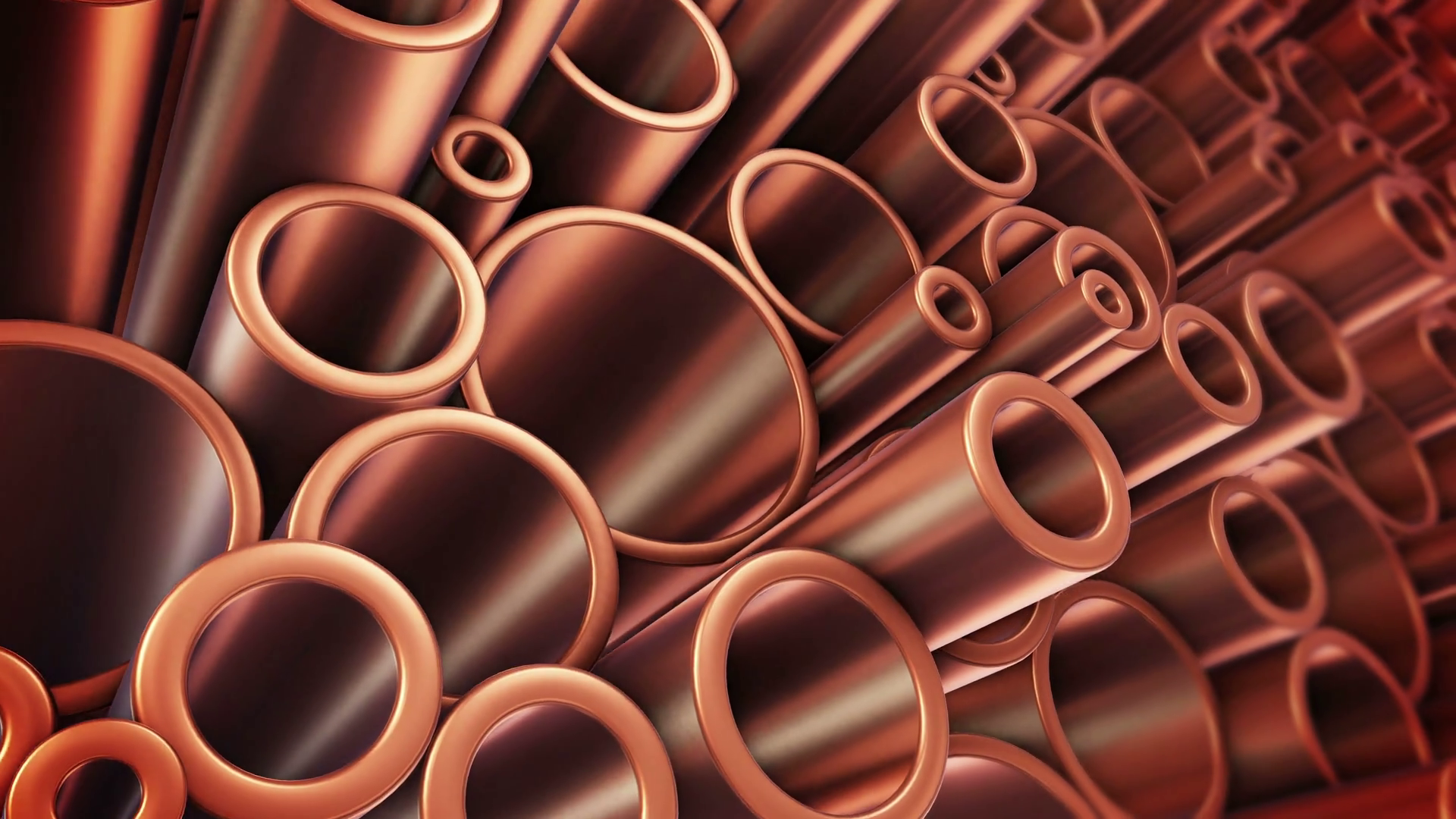 Copper Pipes Heap Of Round Metal Tubes Stock Motion Graphics SBV ...