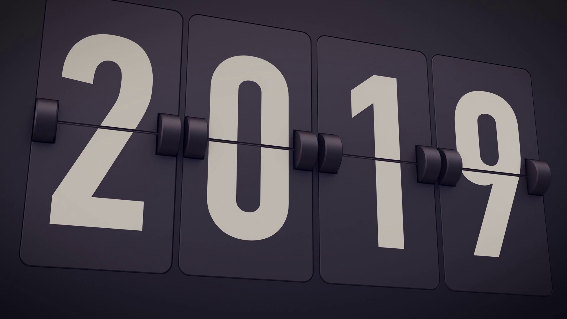 2019-2020 New Year Concept Set Of Digital Stock Motion Graphics SBV ...
