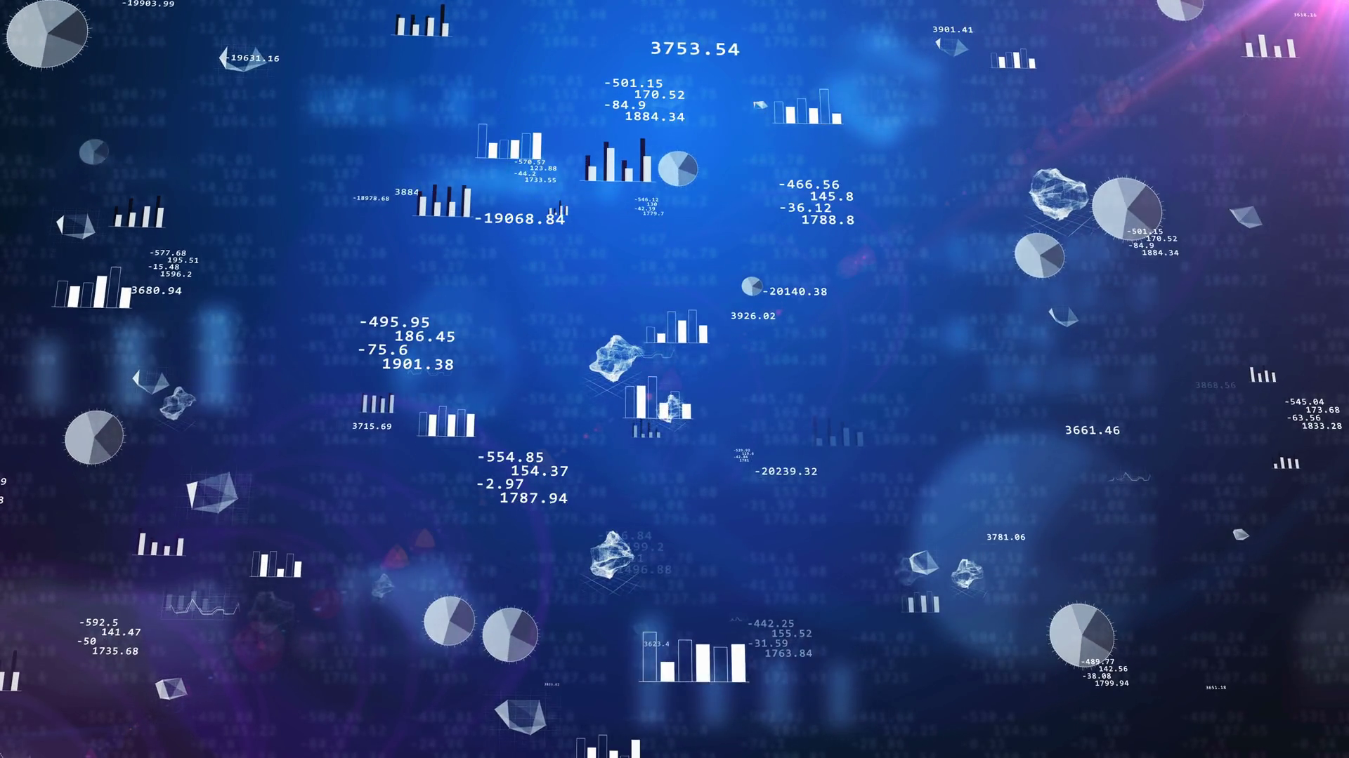 Abstract Financial Background Trade Colorful Stock Motion Graphics SBV ...