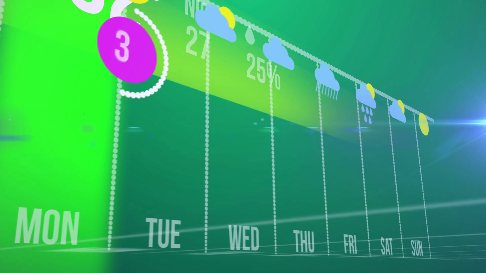 Abstract Infographics Of Weather Forecast Stock Motion Graphics SBV ...
