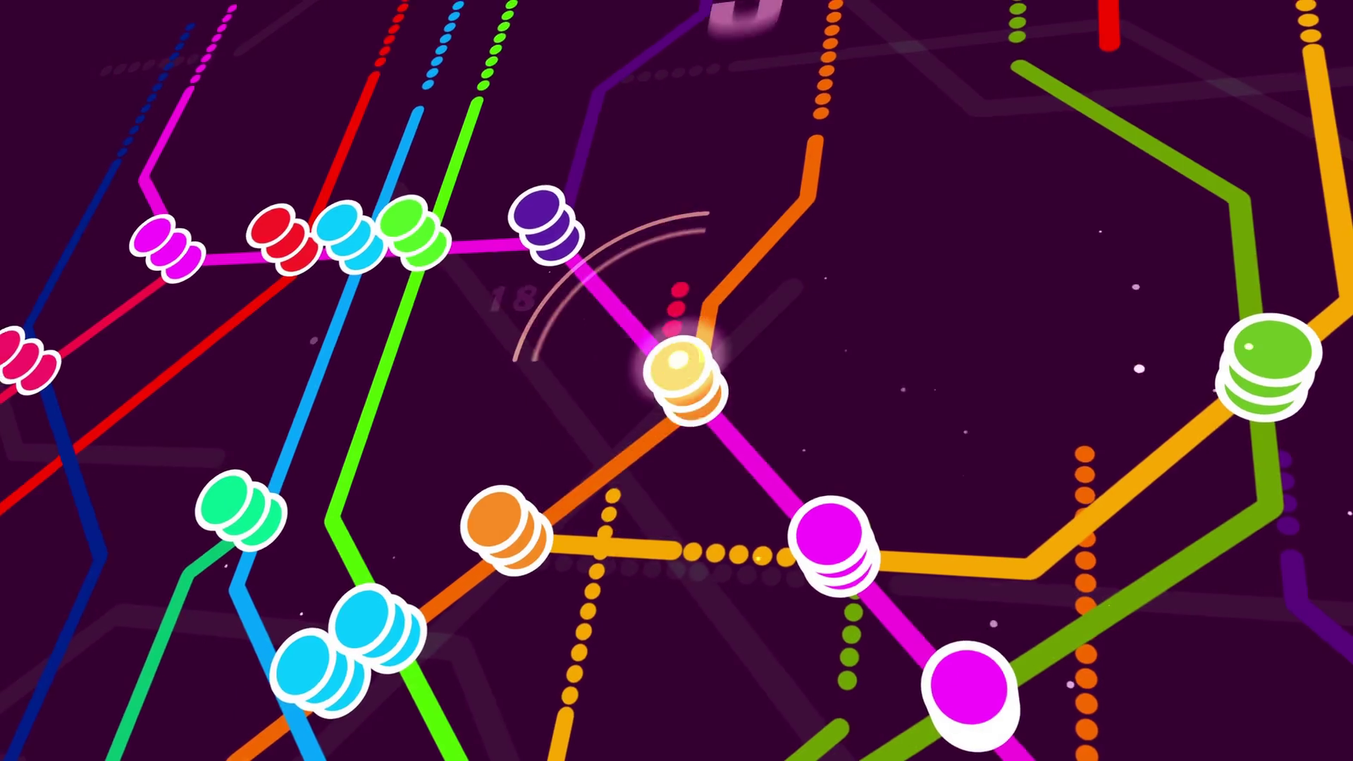 An Abstract Metro Map System Cartoon With Stock Motion Graphics SBV ...
