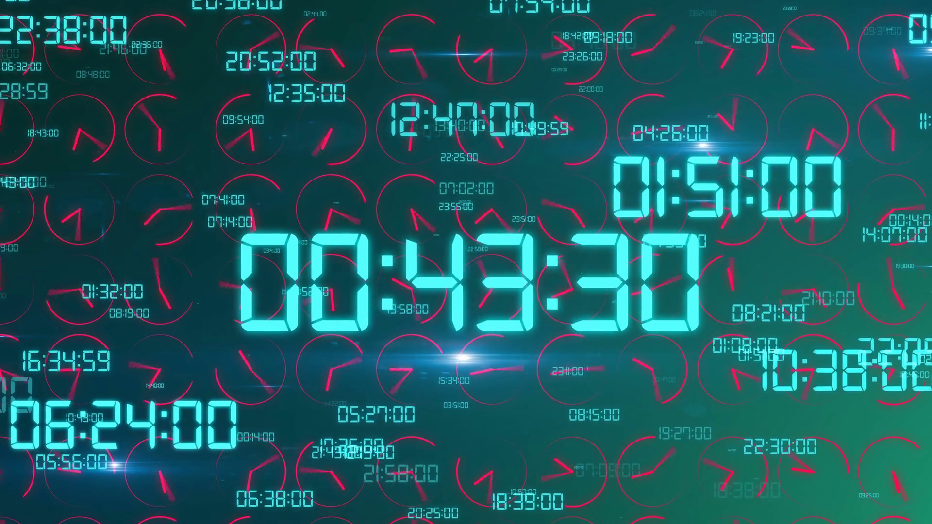 Futuristic 3d Rendering Of Time Concept Stock Motion Graphics SBV ...