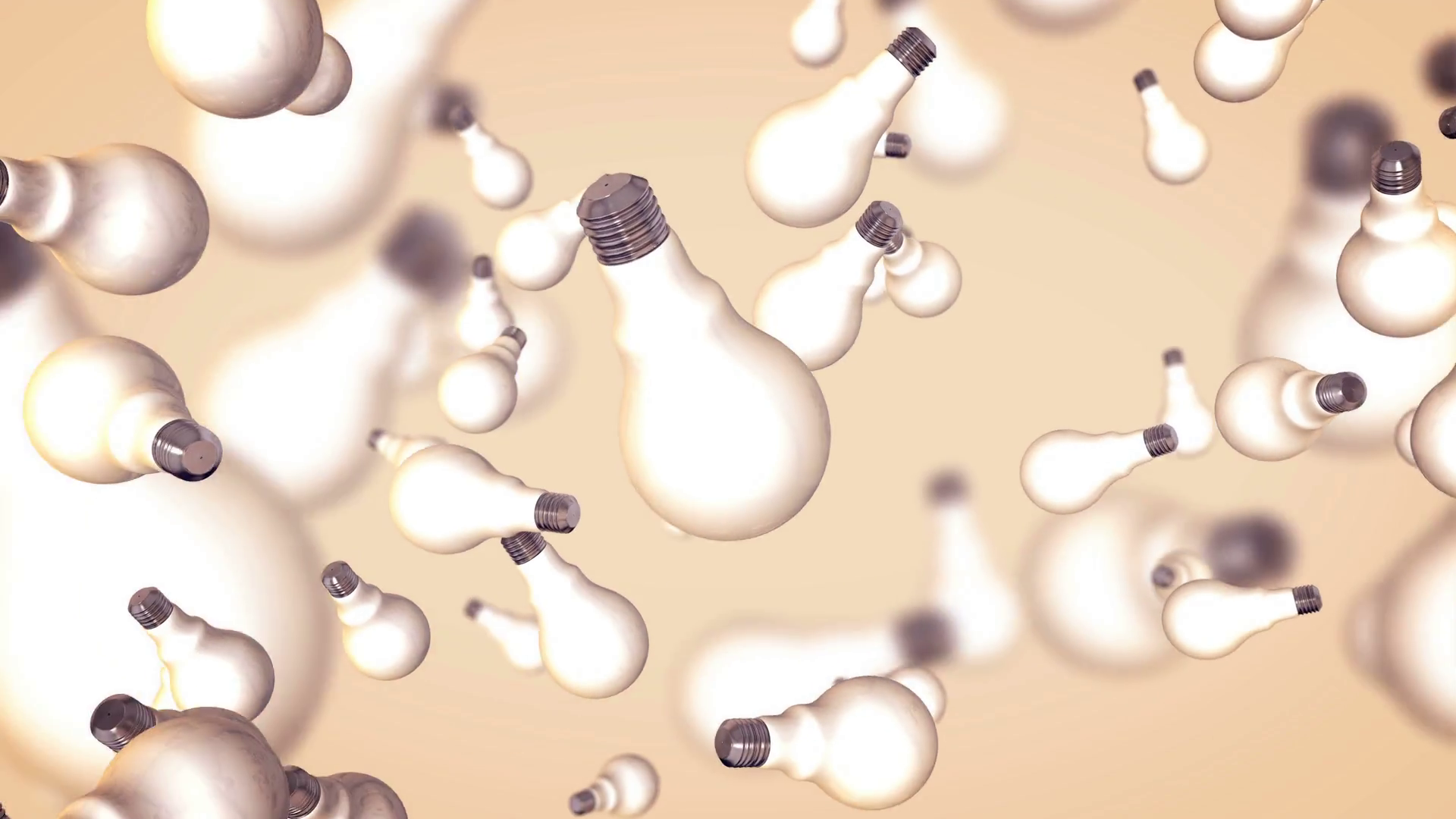 Light Bulbs Move From Left To Right Side Of Stock Motion Graphics SBV ...