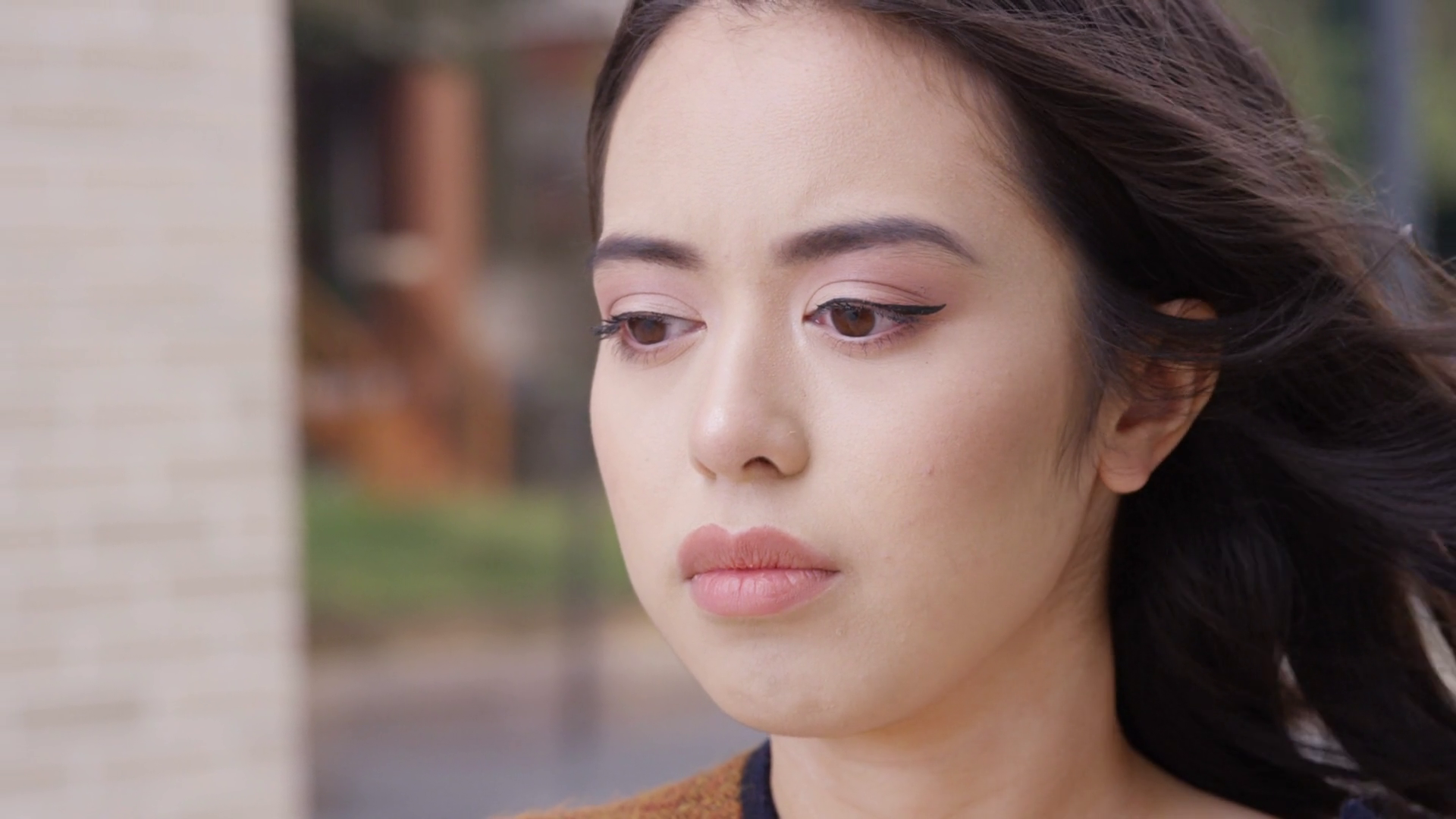 Close Up - Young Concerned Worried Woman Stock Footage SBV-337954383 ...