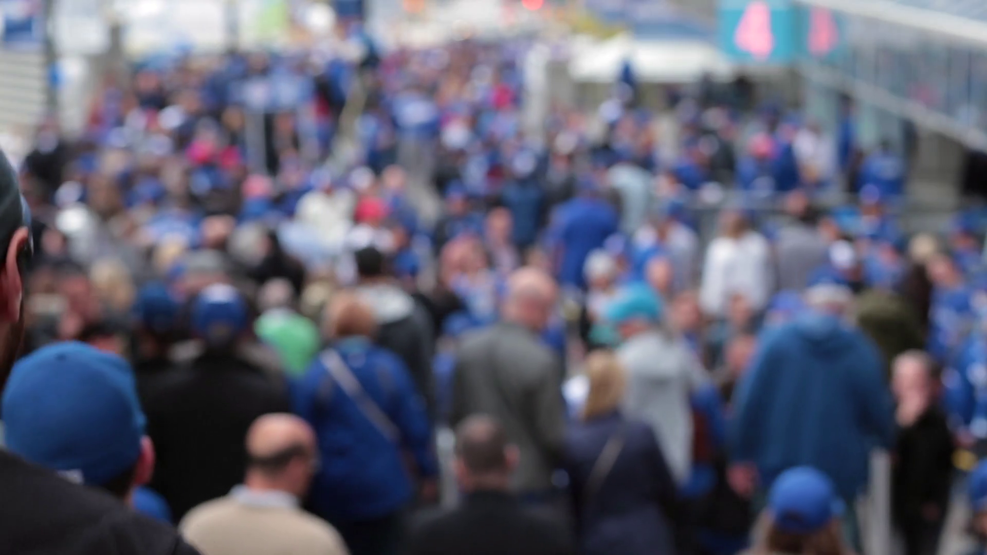 Packed Crowd Out Of Focus Stock Footage SBV-302619540 - Storyblocks