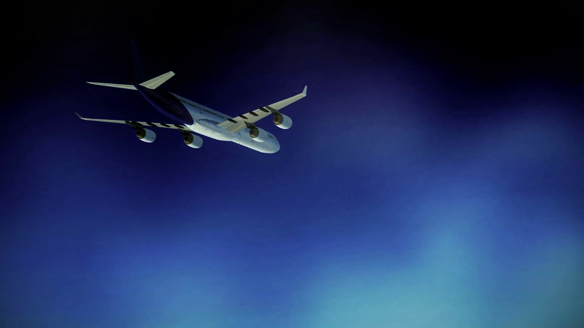 3d Render Animation Of Passenger Jet Stock Motion Graphics SBV ...