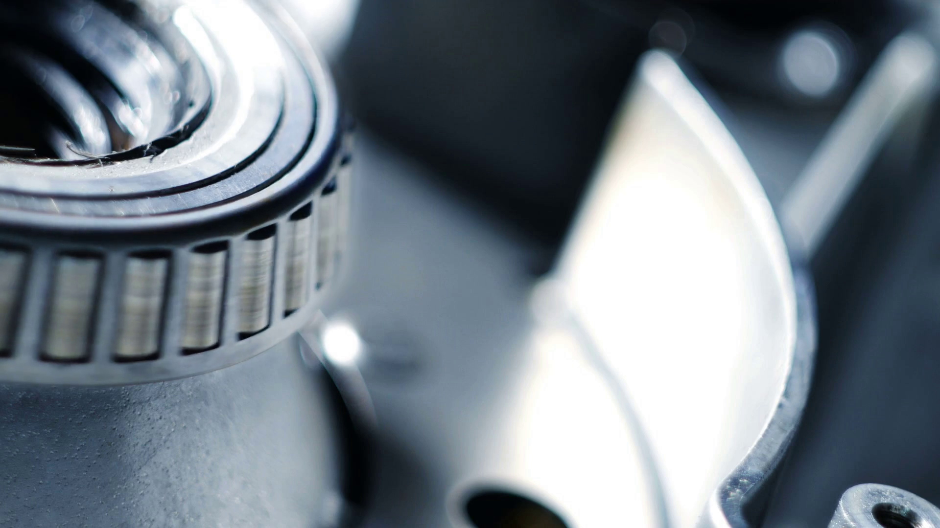 Rotating Of Metal Parts In Mechanical Device Stock Footage SBV ...