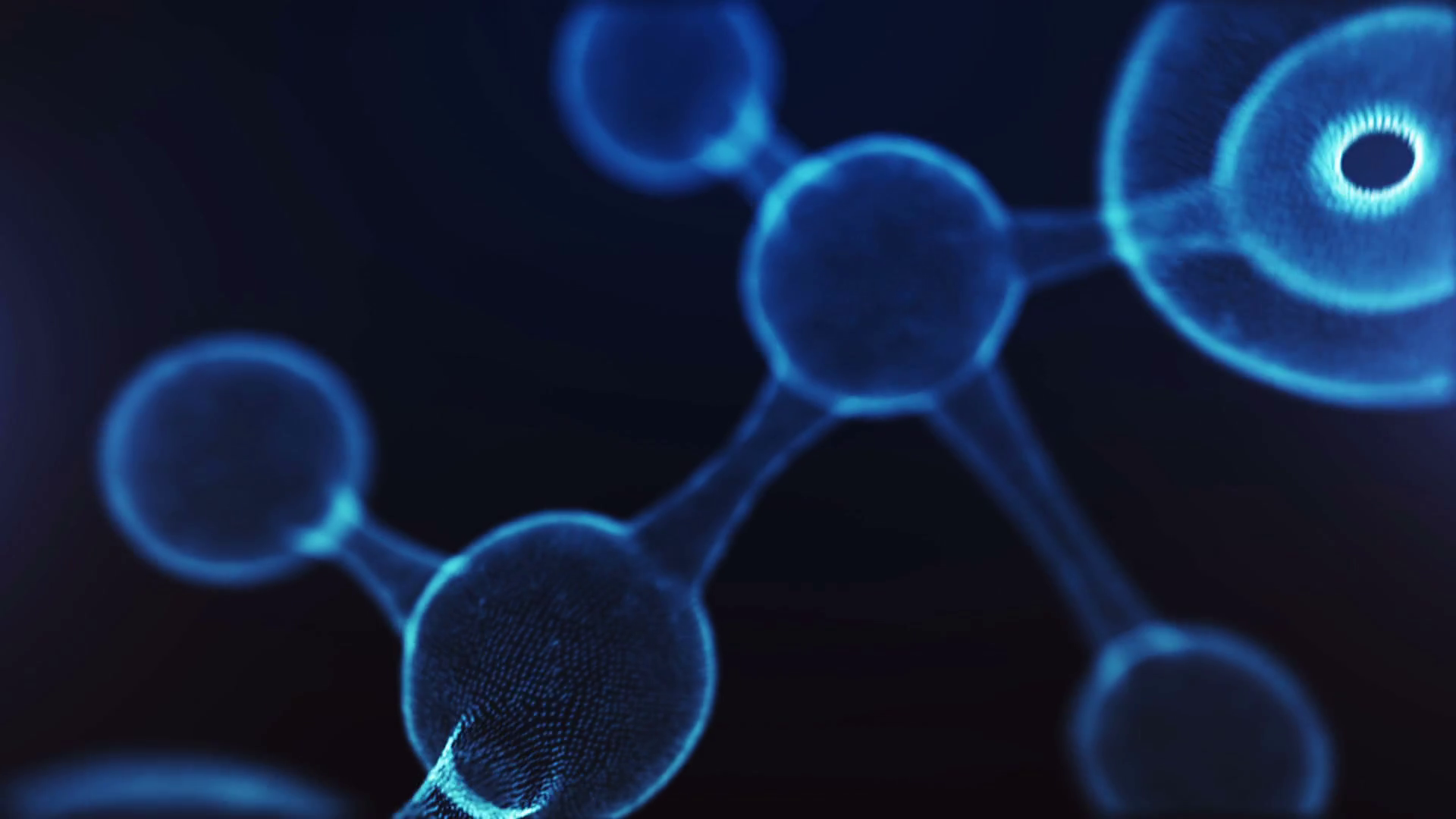 3d Animation Of Abstract Molecule Concept Of Stock Motion Graphics SBV ...