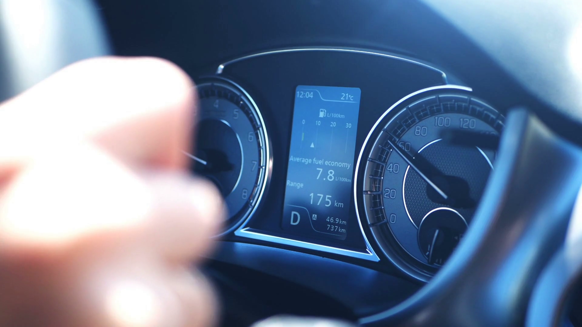 Car Speedometer Macroplane Gaining Speed Stock Footage SBV-338468075 ...