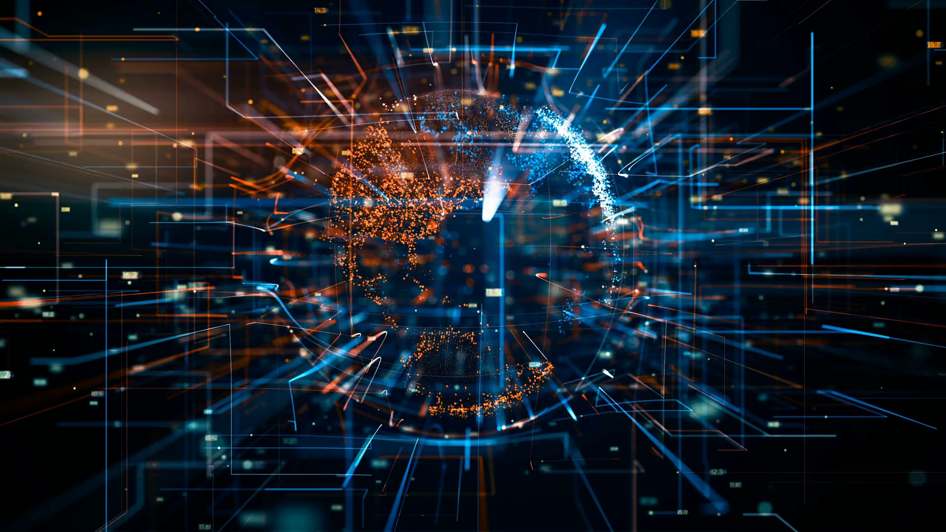 Digital World Networks of Information, digital age global connectivity ...