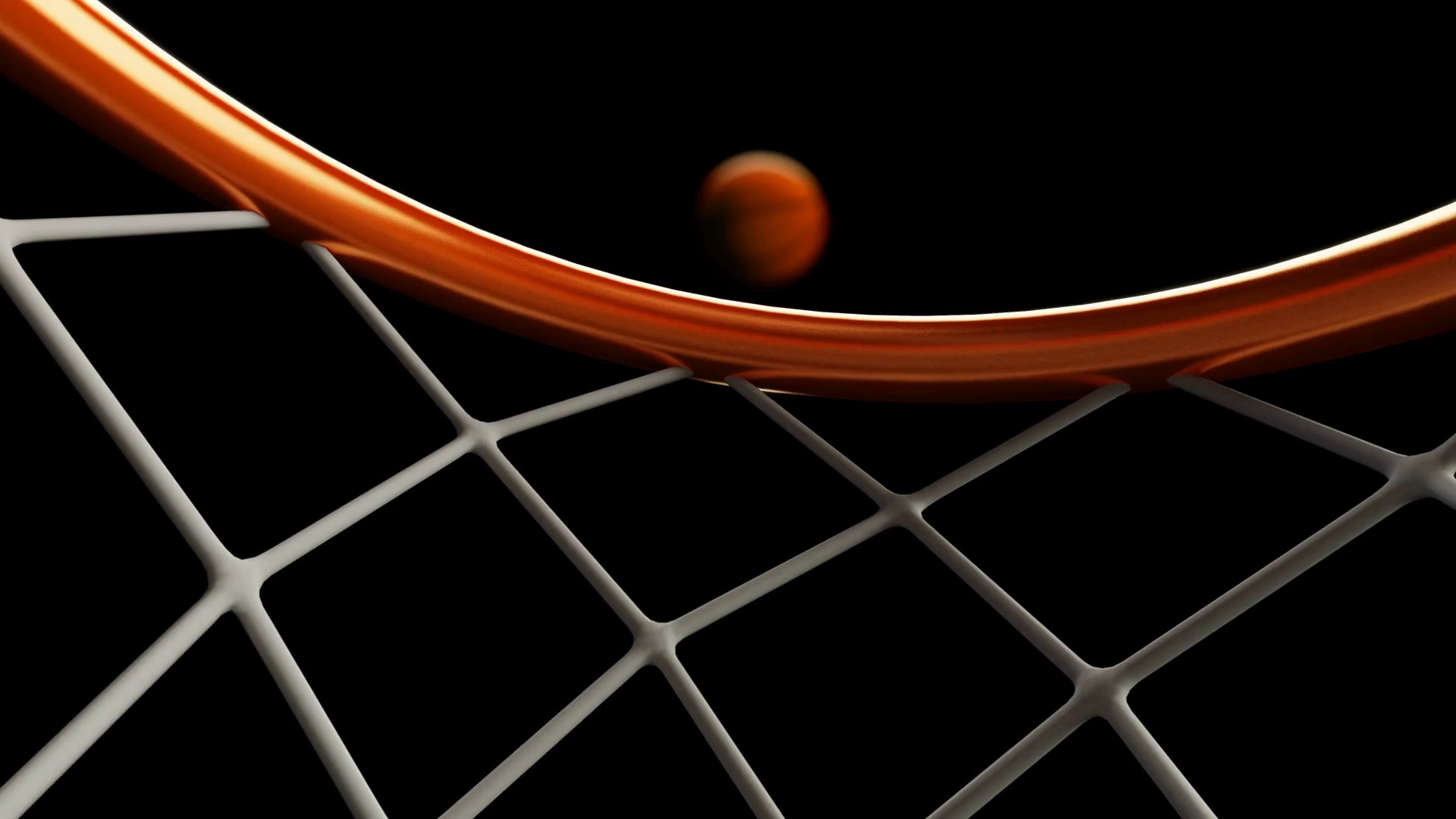 Throw In Basketball Hoop Ball Hits Ring Stock Motion Graphics SBV ...