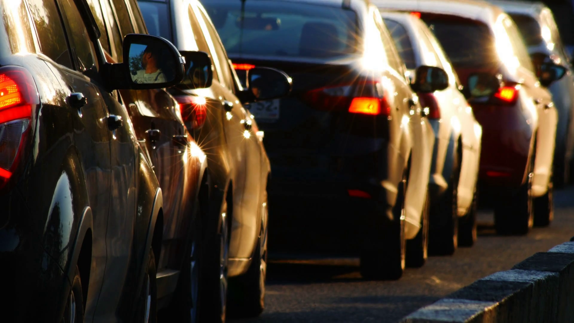Traffic Jam In City Stock Footage SBV-318456954 - Storyblocks