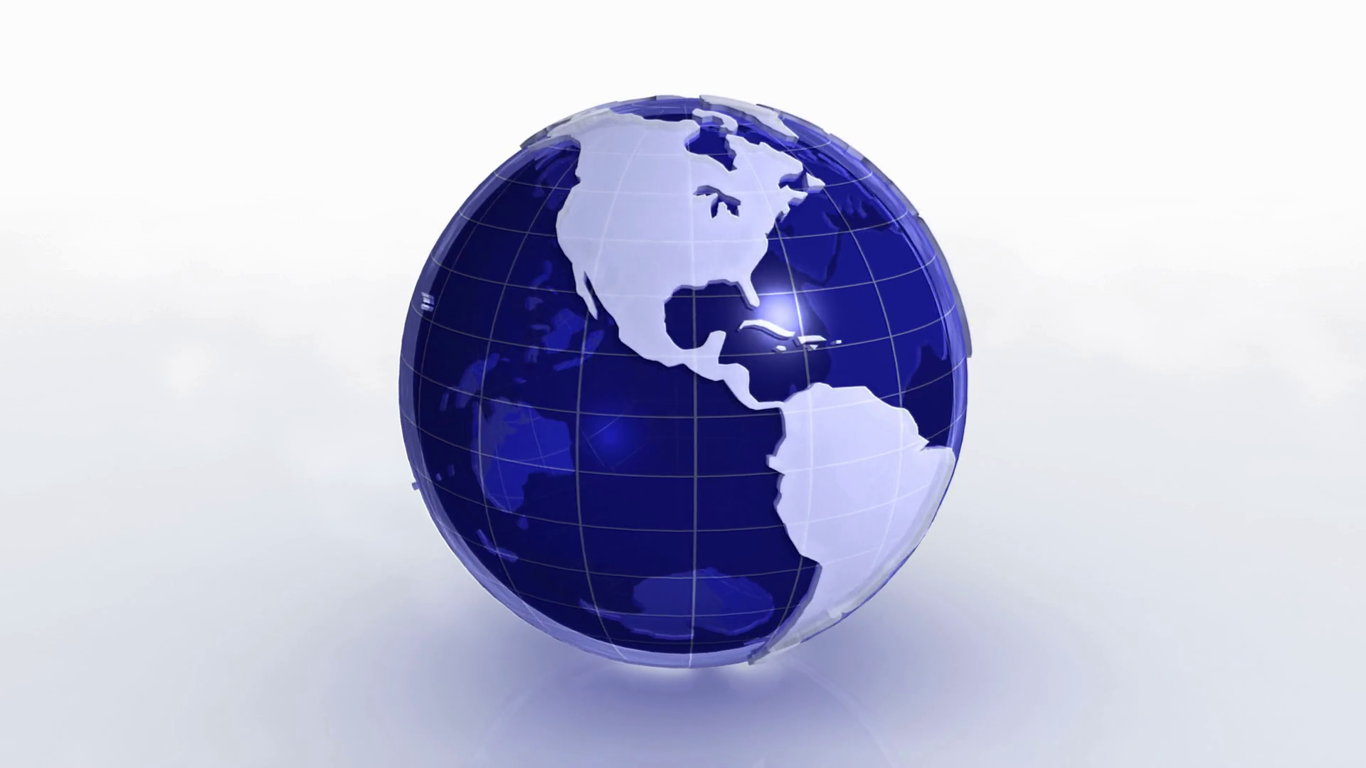 3d Rotating Earth On White Background Stock Motion Graphics SBV ...