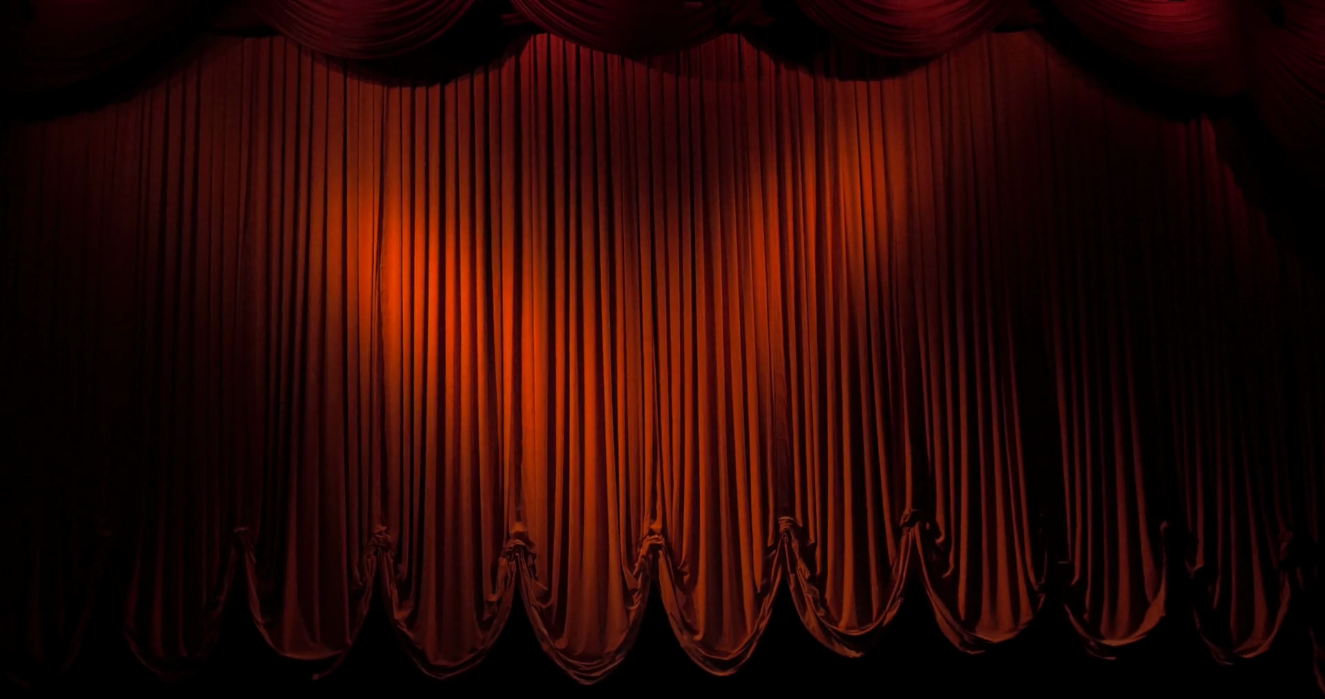 A Red Curtain Stage Opening Fading To Black Stock Footage SBV-304472368 ...