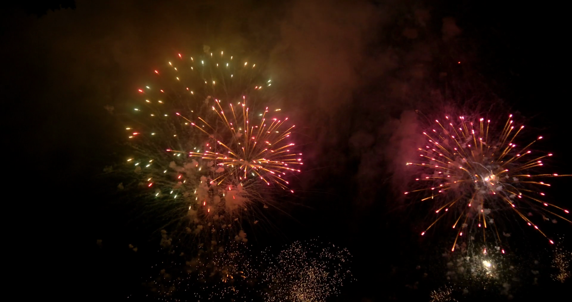 Fireworks Display With Sound In 4k Stock Footage SBV-303194427 ...