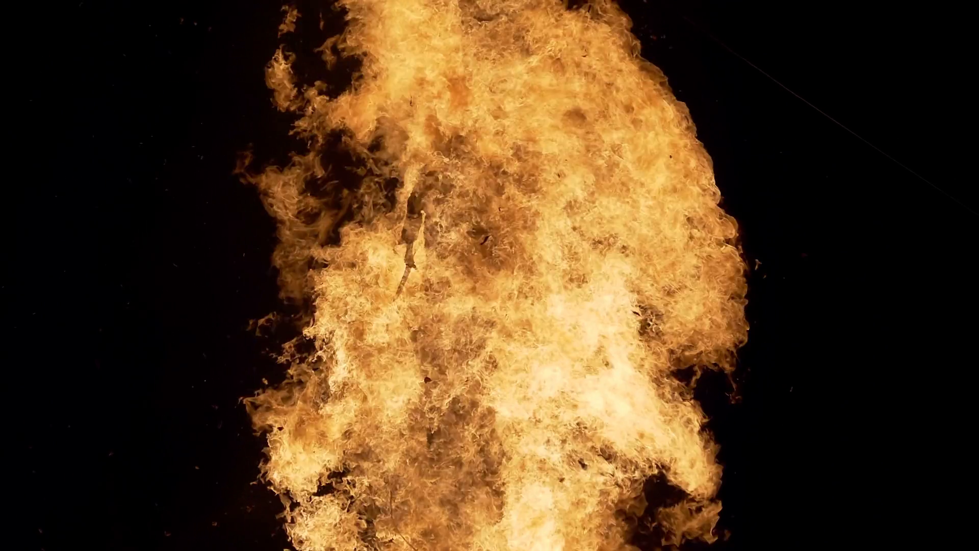 A Puppet Of Old Witch Is Burn During Stock Footage SBV-338137935 ...