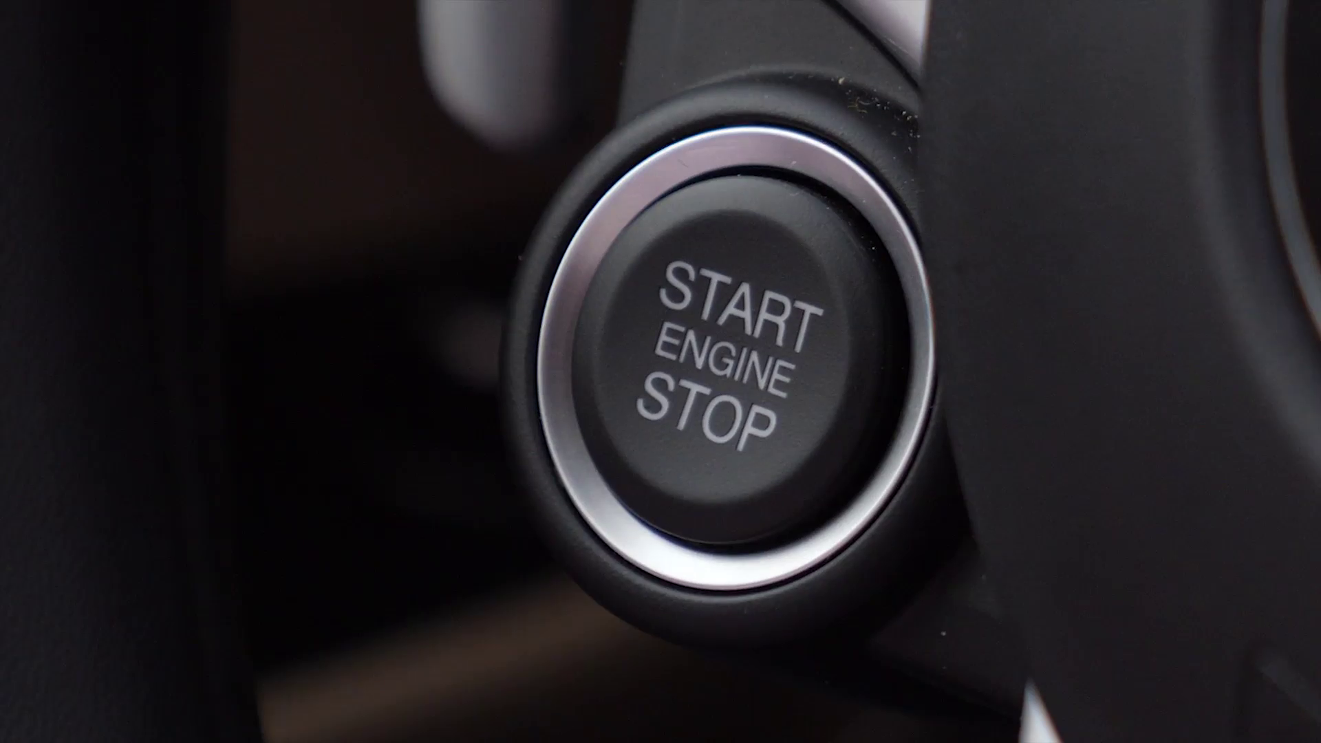 A Close Up Shot Of Person Starting Engine Of Stock Footage SBV ...