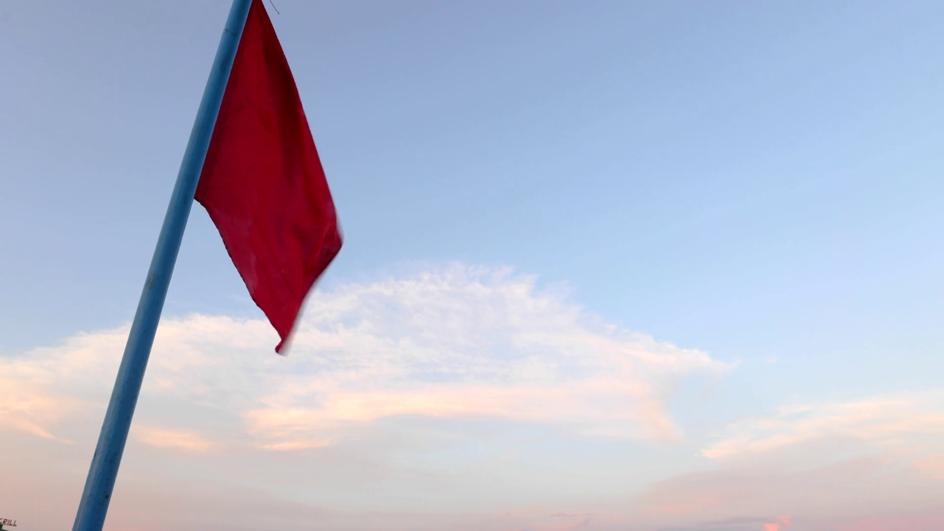 Footage Of Red Flag Sign Near Beach Swimming Stock Footage SBV ...